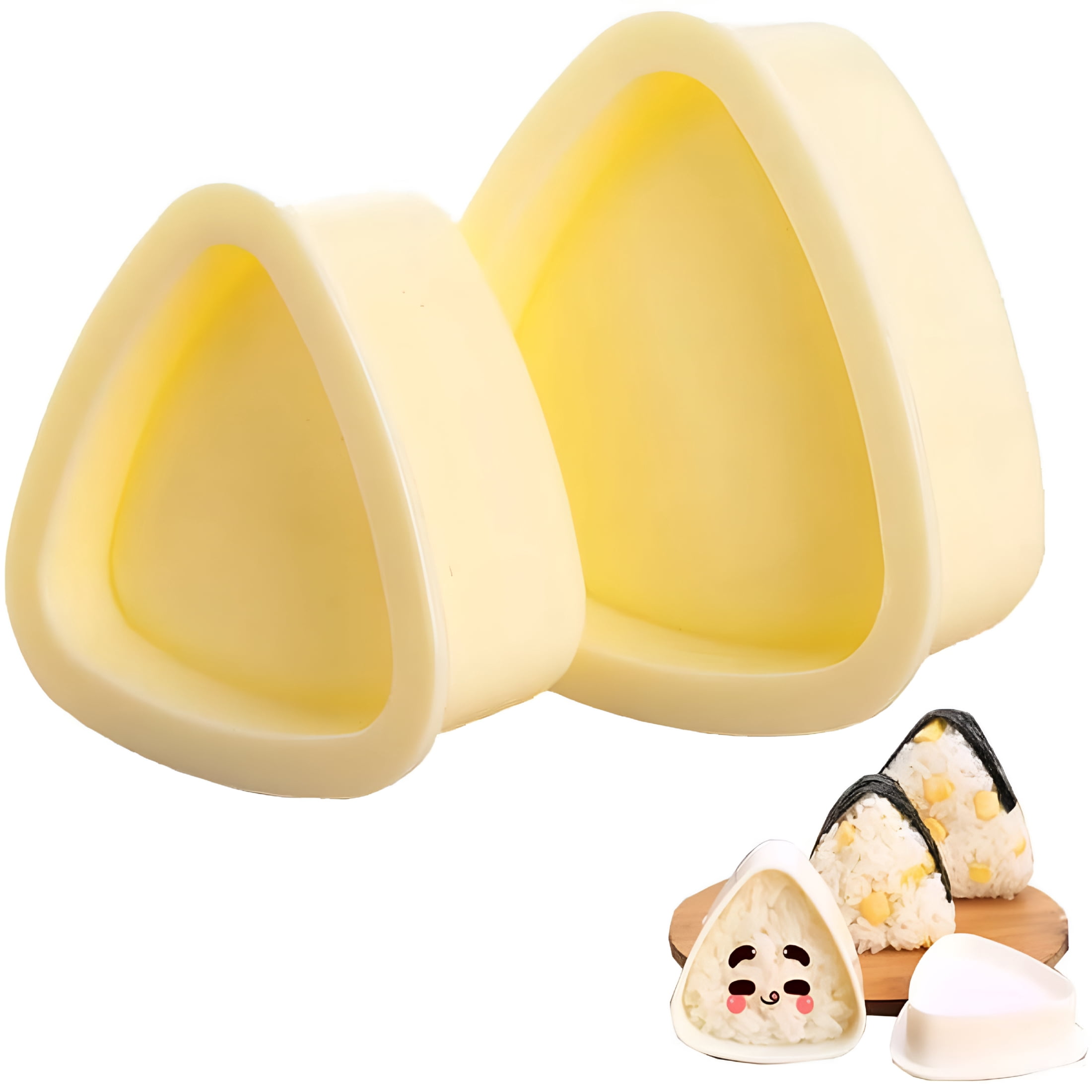 ACDANC 2 Pieces of Onigiri Mold Triangle Onigiri Mold Rice Mold ...