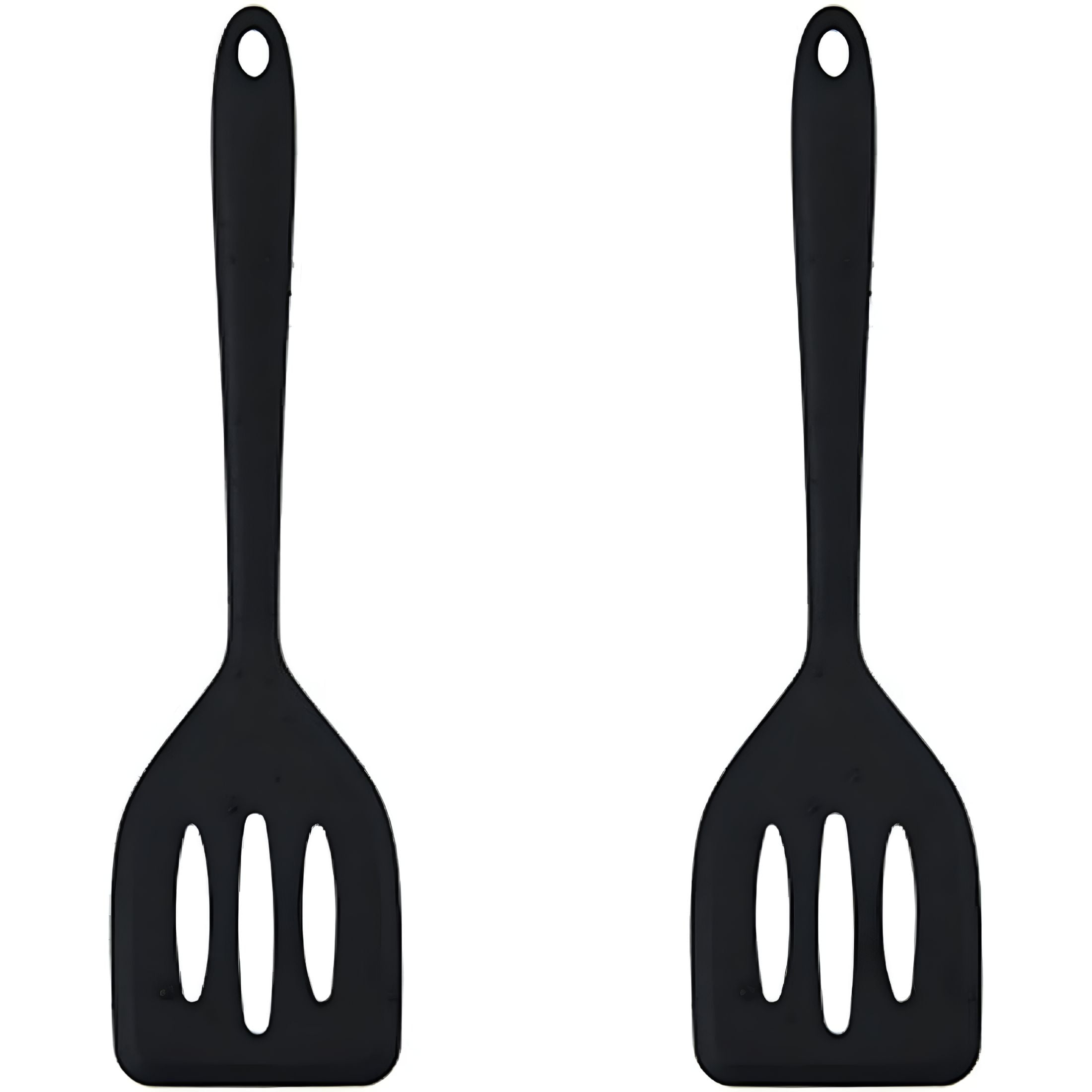 ACDANC 2 packs Small&Large Slotted Silicone Turner Heat Resistant ...