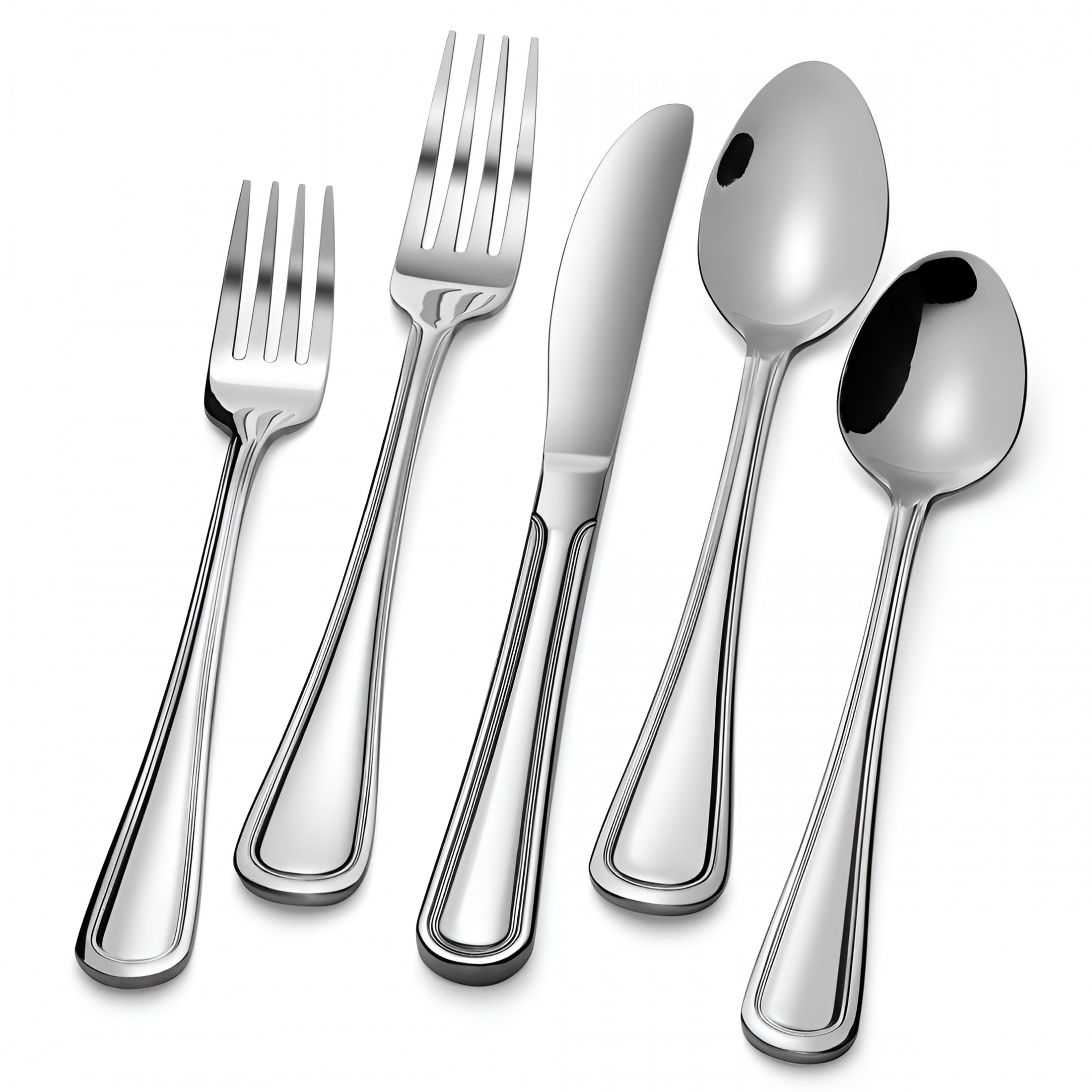 ACDANC 2026 New 20-Piece Flatware Set - Extra Thick Heavy Duty - 18/10 ...