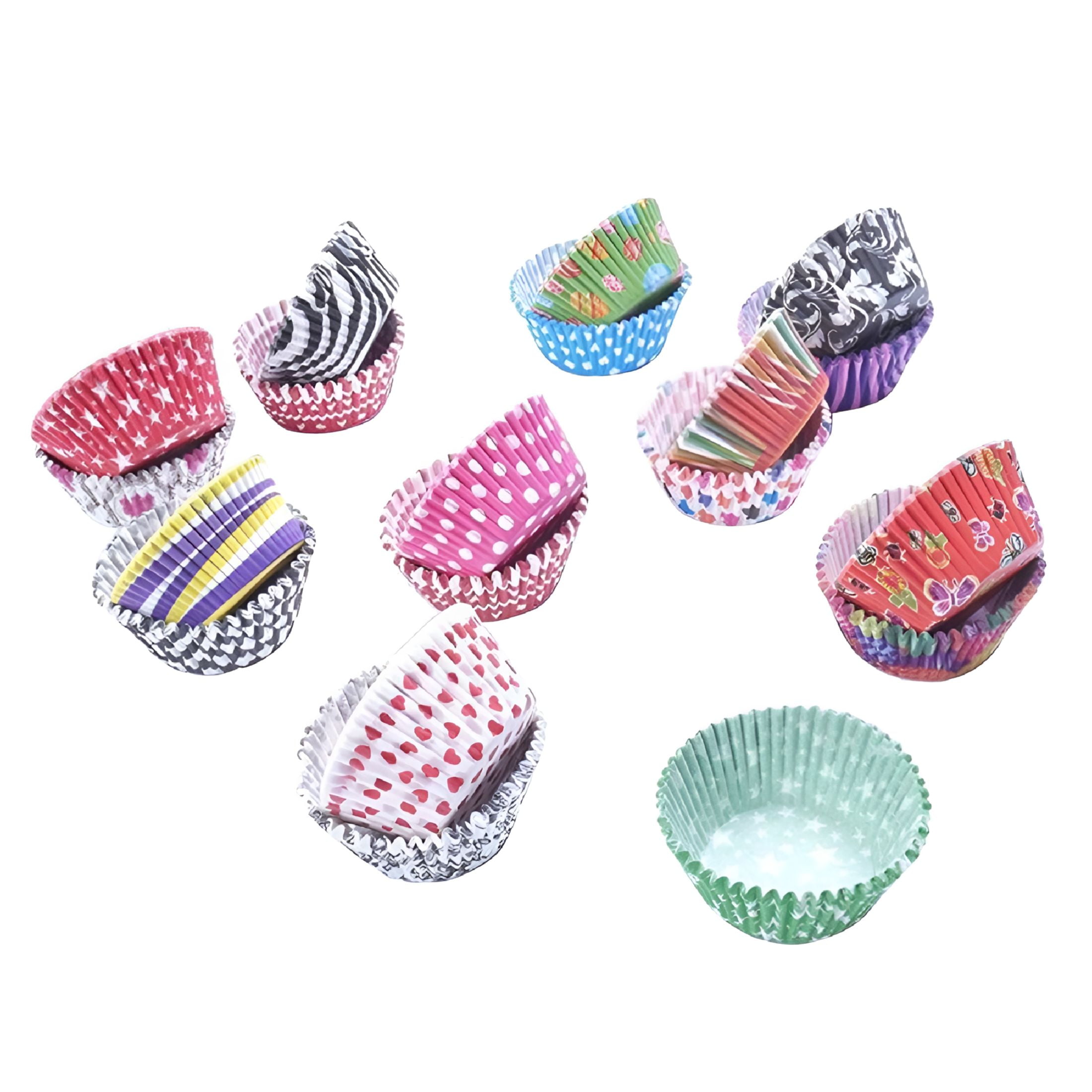 ACDANC 200Pcs Paper Muffin Cup Liner Cake Cupcake Baking Wrapper ...