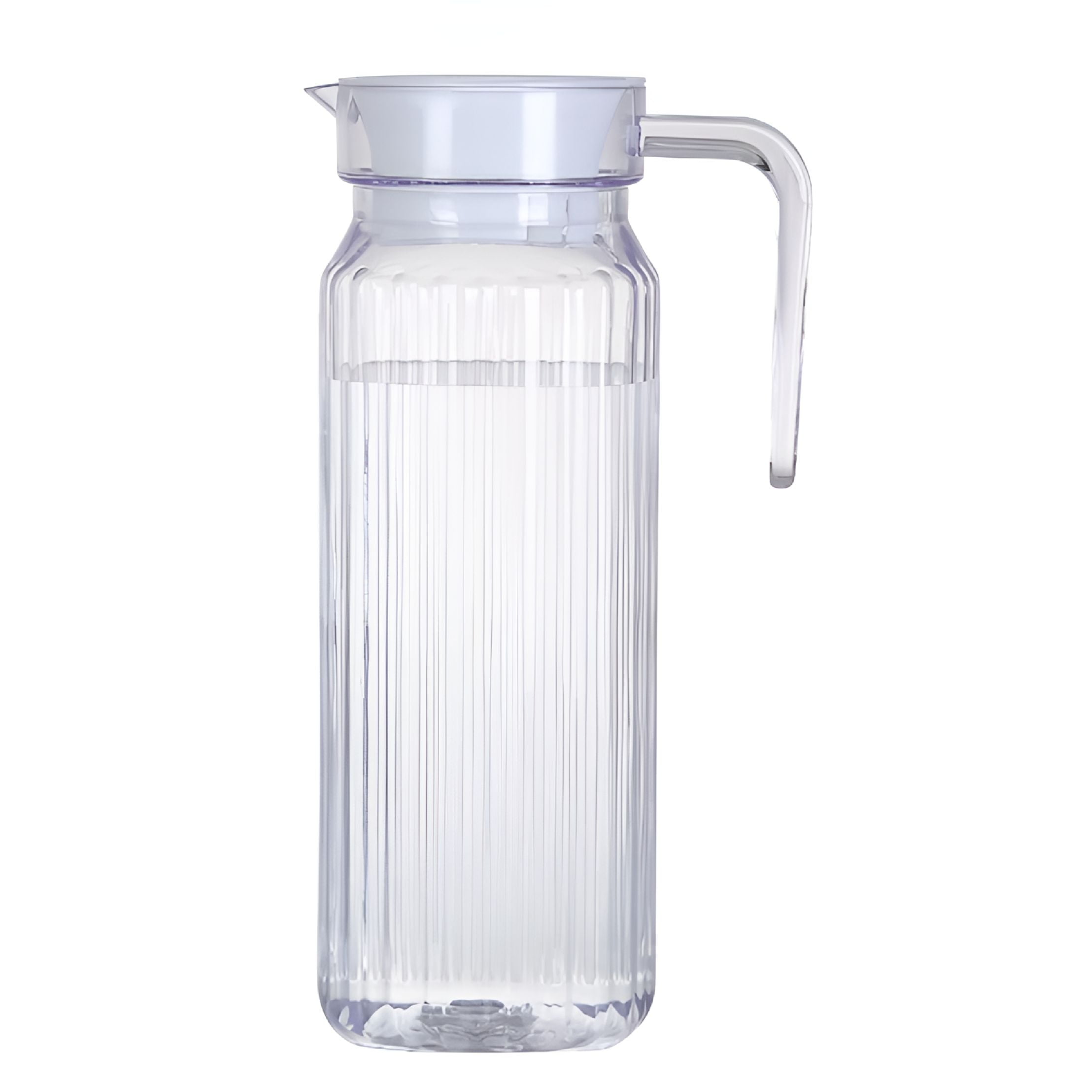 ACDANC 2026 New 1 Liter Glass Pitcher with White Plastic Lid ...