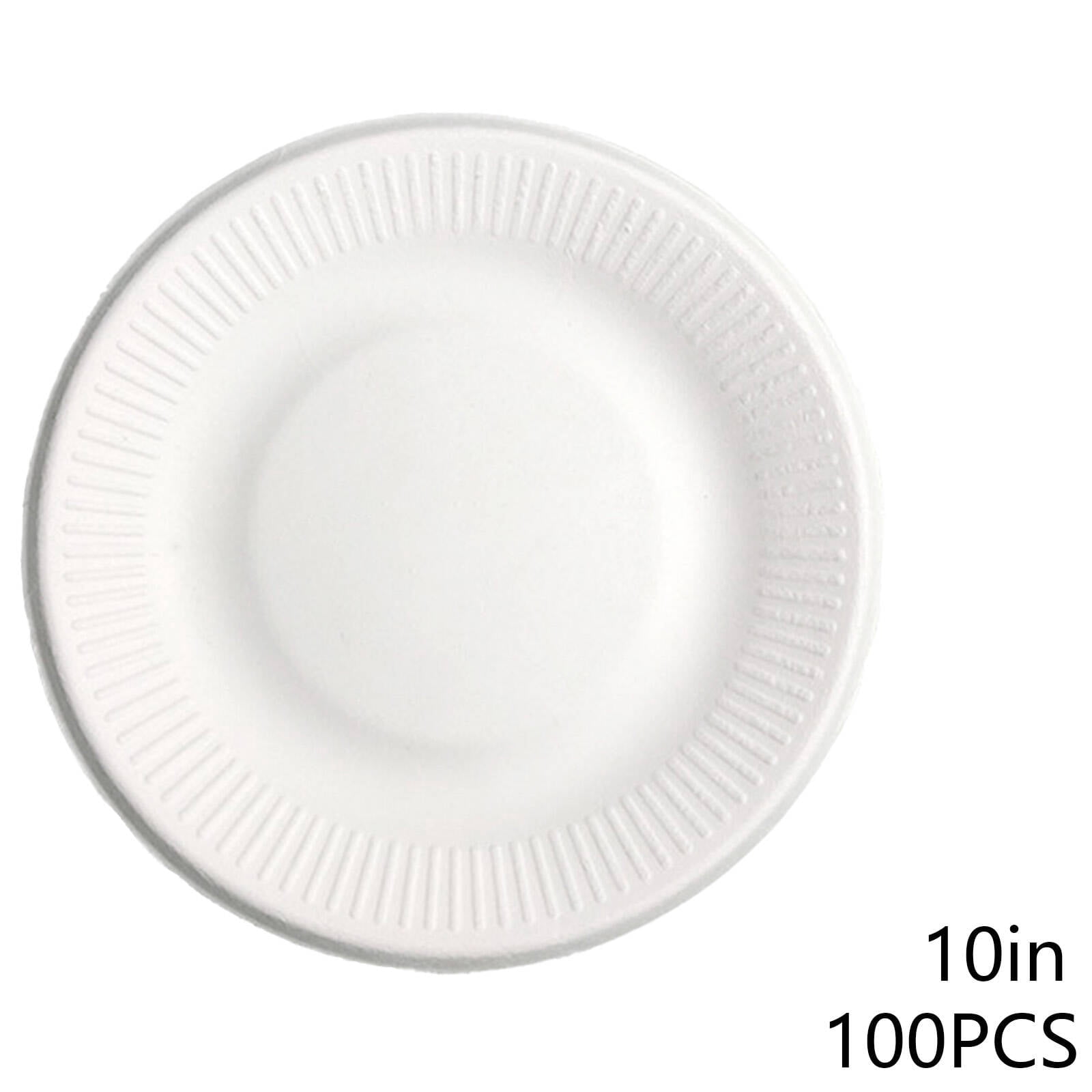 ACDANC 2026 New 100Pcs Paper Plates Refined Edge Dessert Plates ...