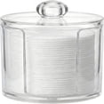ACDANC 2026 New 10Oz Cotton Round Holder with Lid,Clear Plastic Makeup ...