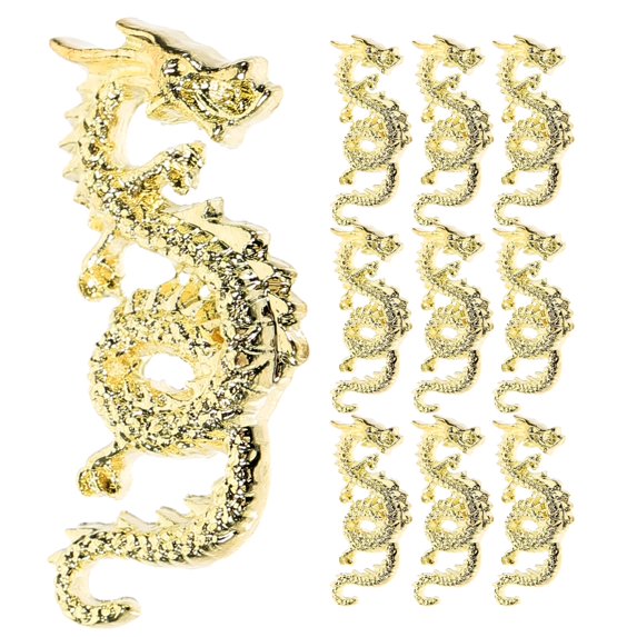 ACDANC 2026 New 10Pcs Cute Nail Charms Nail Charms Gold Alloy for Diy ...