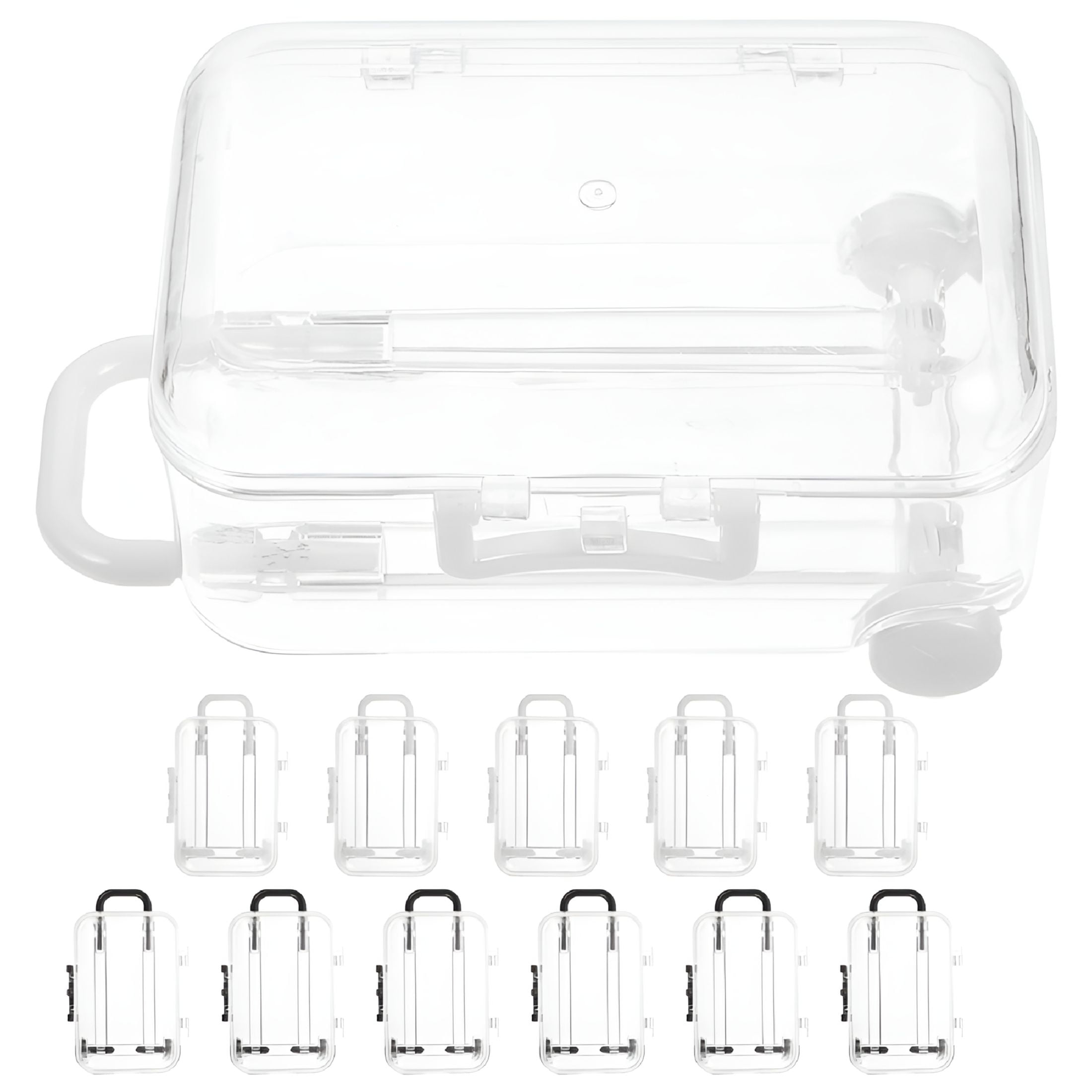 ACDANC 2026 New 12Pcs Mini Suitcase Candy Box Clear Wedding Candy ...