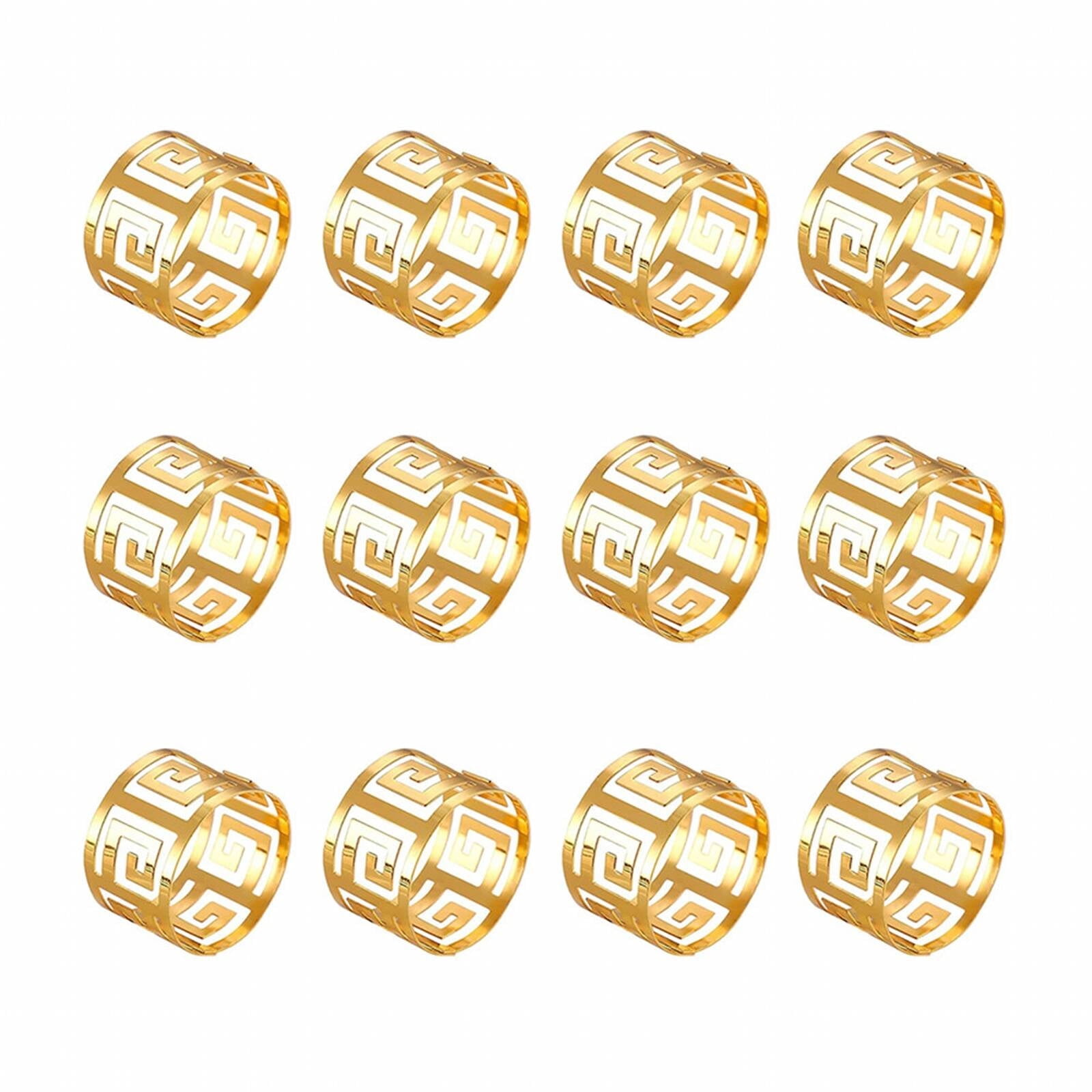ACDANC 2026 New 12Pcs Napkin Rings High Quality Material Table ...