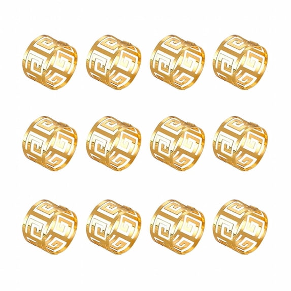 ACDANC 2026 New 12Pcs Napkin Rings High Quality Material Table ...