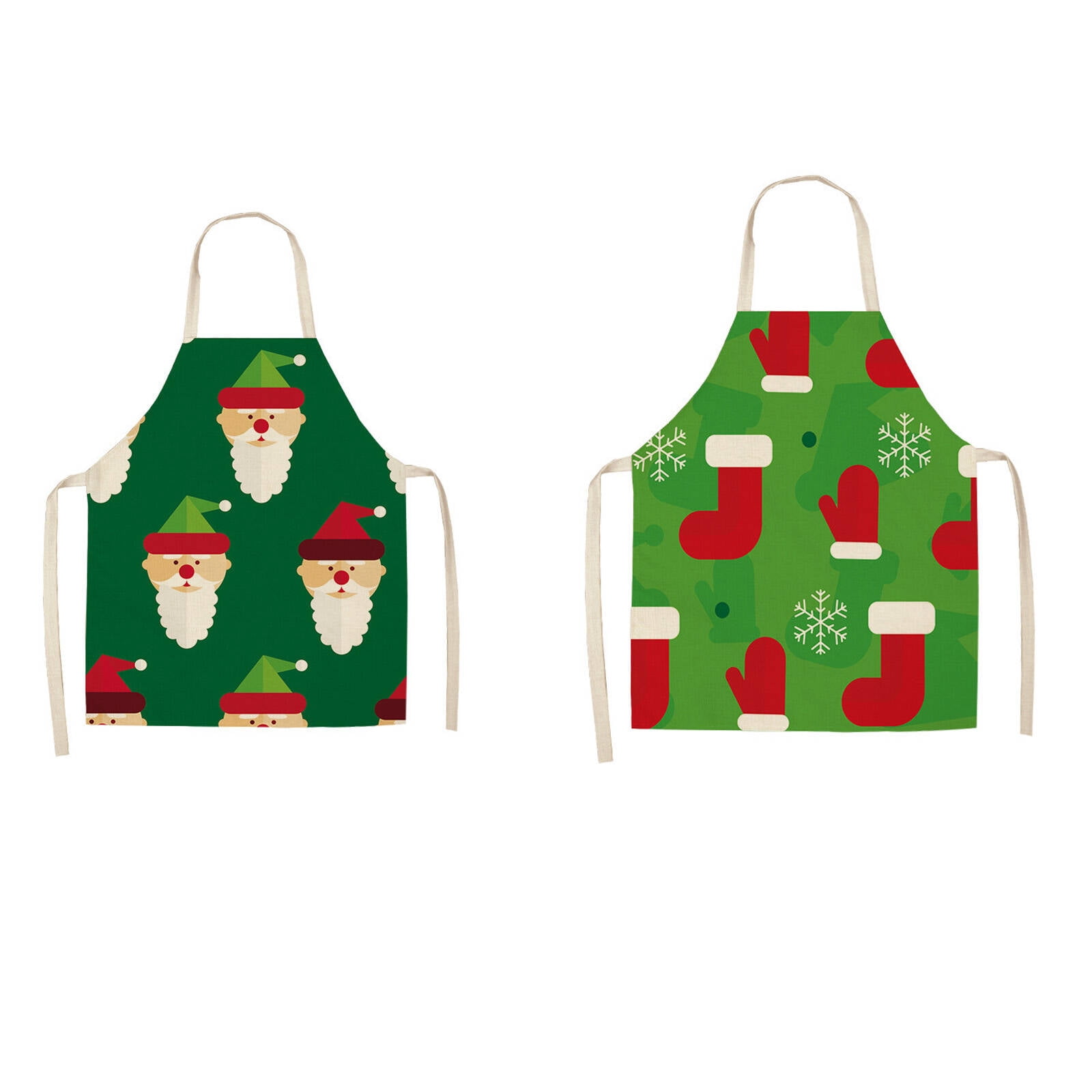 ACDANC 2026 New 2Pcs Apron Adjustable Long Ties Aprons for Women with ...