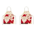 ACDANC 2026 New 2Pcs Apron Holiday Vibes Aprons for Cooking Secure ...