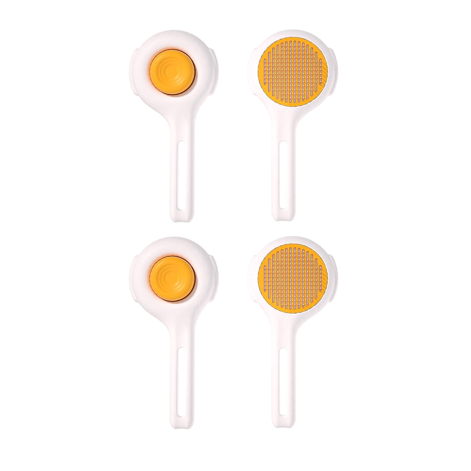 ACDANC 2026 New 2Pcs Cat Brush Non-Slip Cat Brush for Shedding Rounded ...