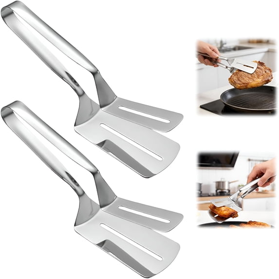 ACDANC 2026 New 2Pcs Stainless Steel Grill Clamp,Anti-Scald Extended ...
