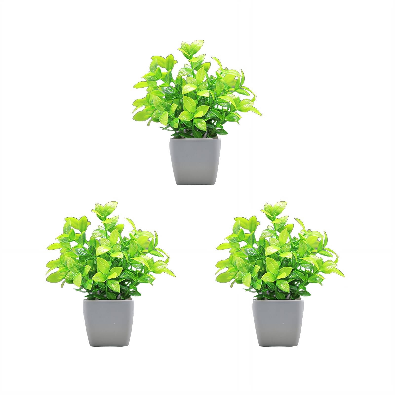 ACDANC 2026 New 3Pcs Artificial Plants Indoor No Watering Required Fake ...
