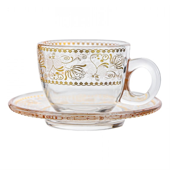 ACDANC 2026 New 4Pcs Coffee Mug,3.38 Fl Oz Eco Friendly Glass Tea Cups ...