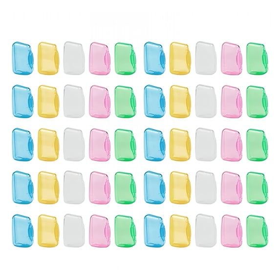 ACDANC 2026 New 50 Pcs Toothbrush Covers Travel Toothbrush Covers Caps ...