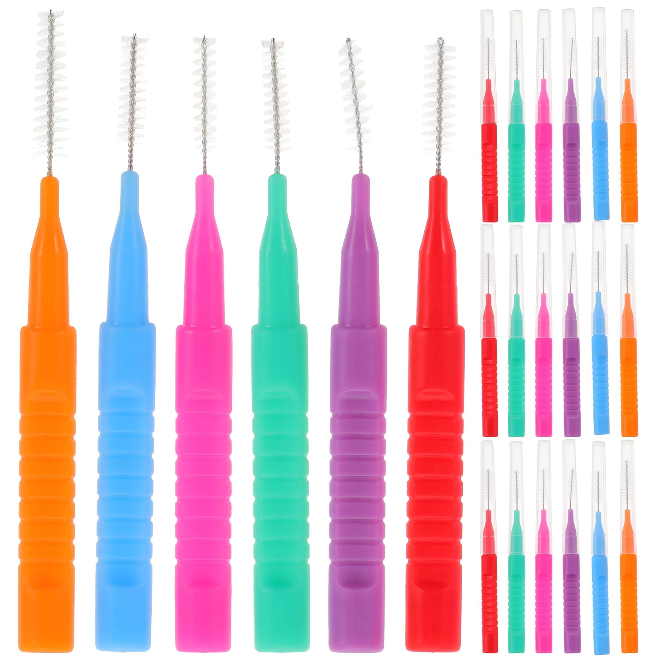 ACDANC 2026 New 60 Pcs Stainless Steel Plastic Tooth Floss Stick ...