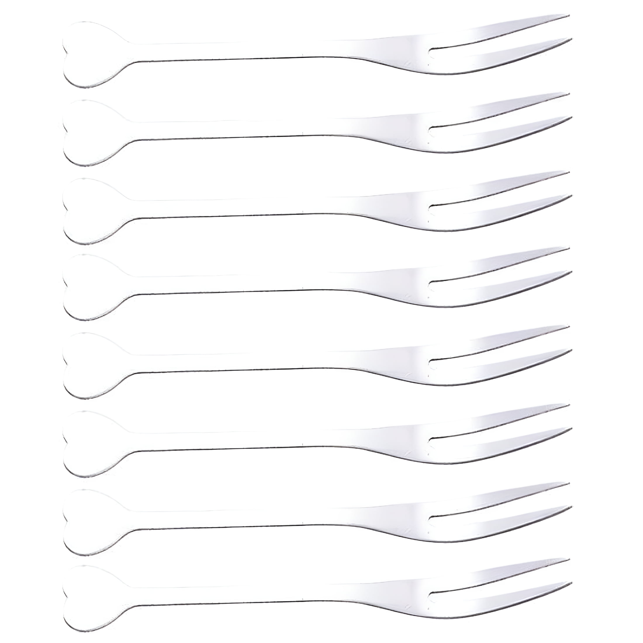 ACDANC 2026 New 8 Pieces Dessert Forks Set Stainless Steel Forks Cheese ...