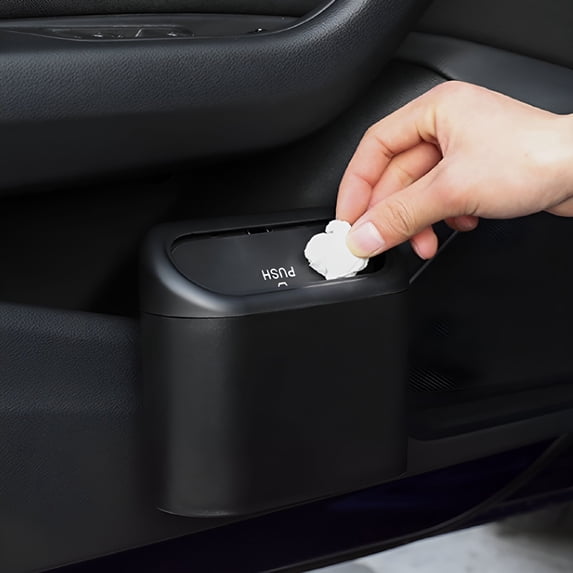 ACDANC 2026 New Car Trash Can Garbage Bin Auto Organizer Storage Box ...
