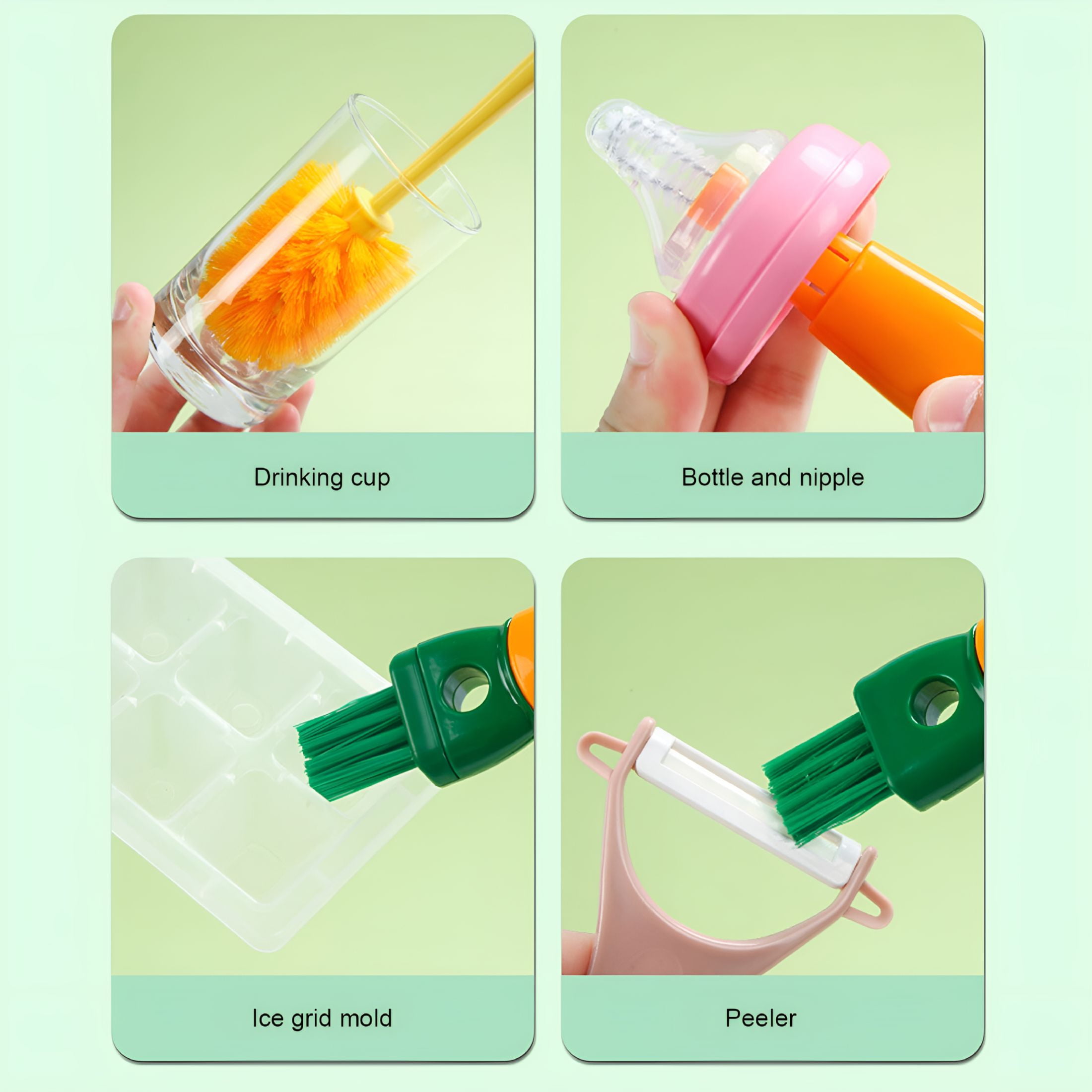ACDANC 2026 New Cup Brush Long Handle Comfortable Grip Hanging Hole ...