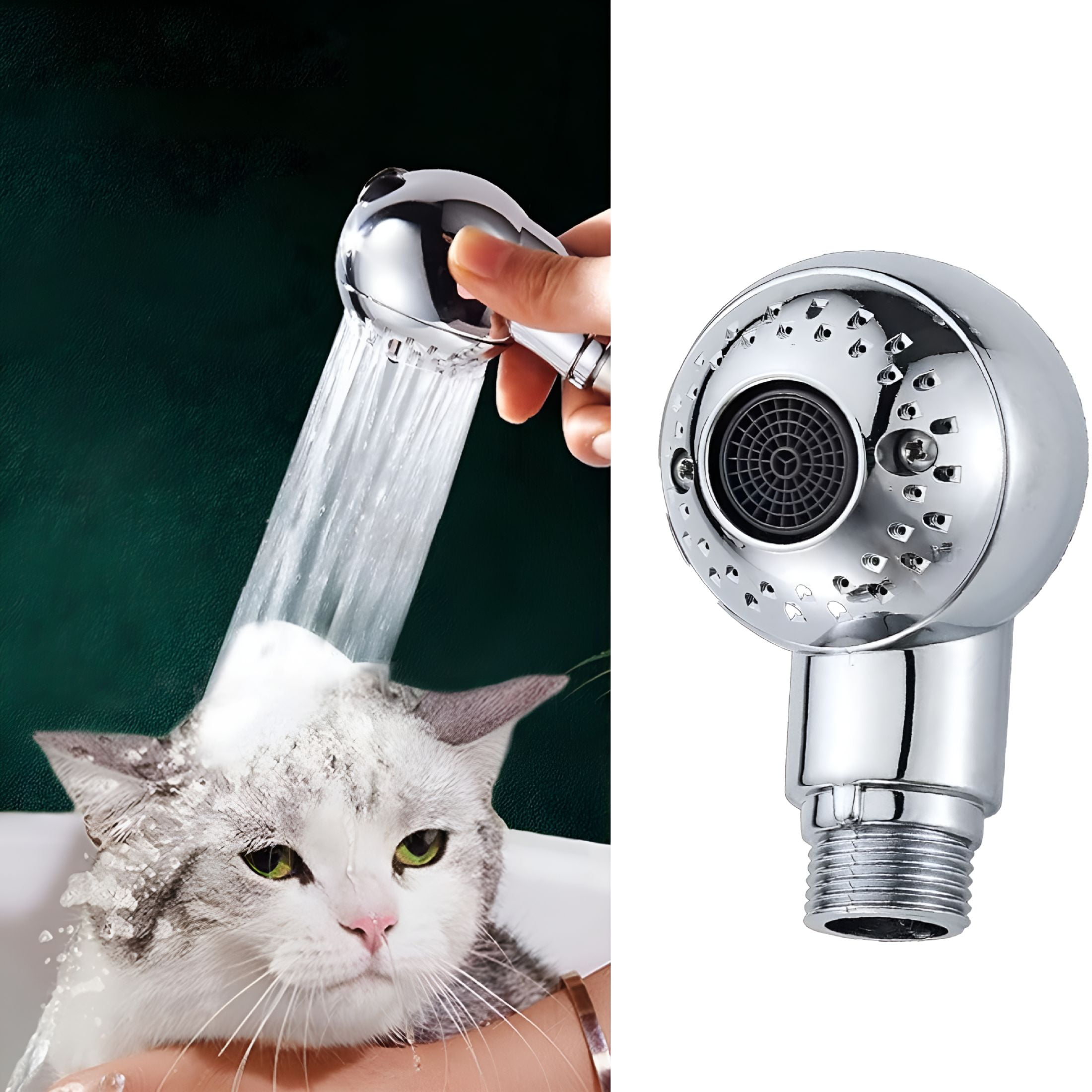 ACDANC 2026 New Dog Shower Attachment - High-Pressure 2-Mode Handheld ...
