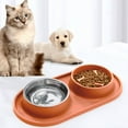 ACDANC 2026 New Double Dog Bowl Set - Stainless Steel Pet Food & Water ...