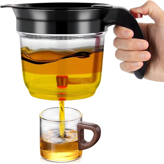 ACDANC 2026 New Fat Separator with Strainer and Bottom Release 33 Oz ...
