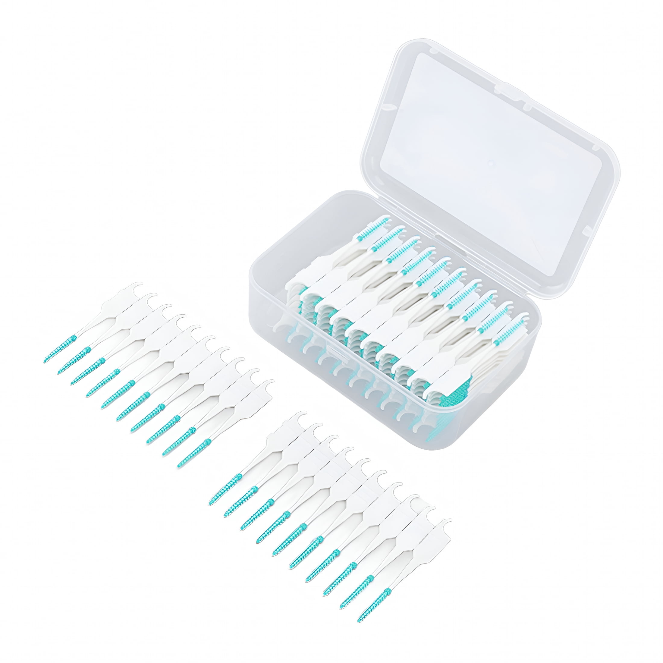 ACDANC 2026 New Floss Toothpick Brush,Silicone Massage 200Pcs Plaque ...