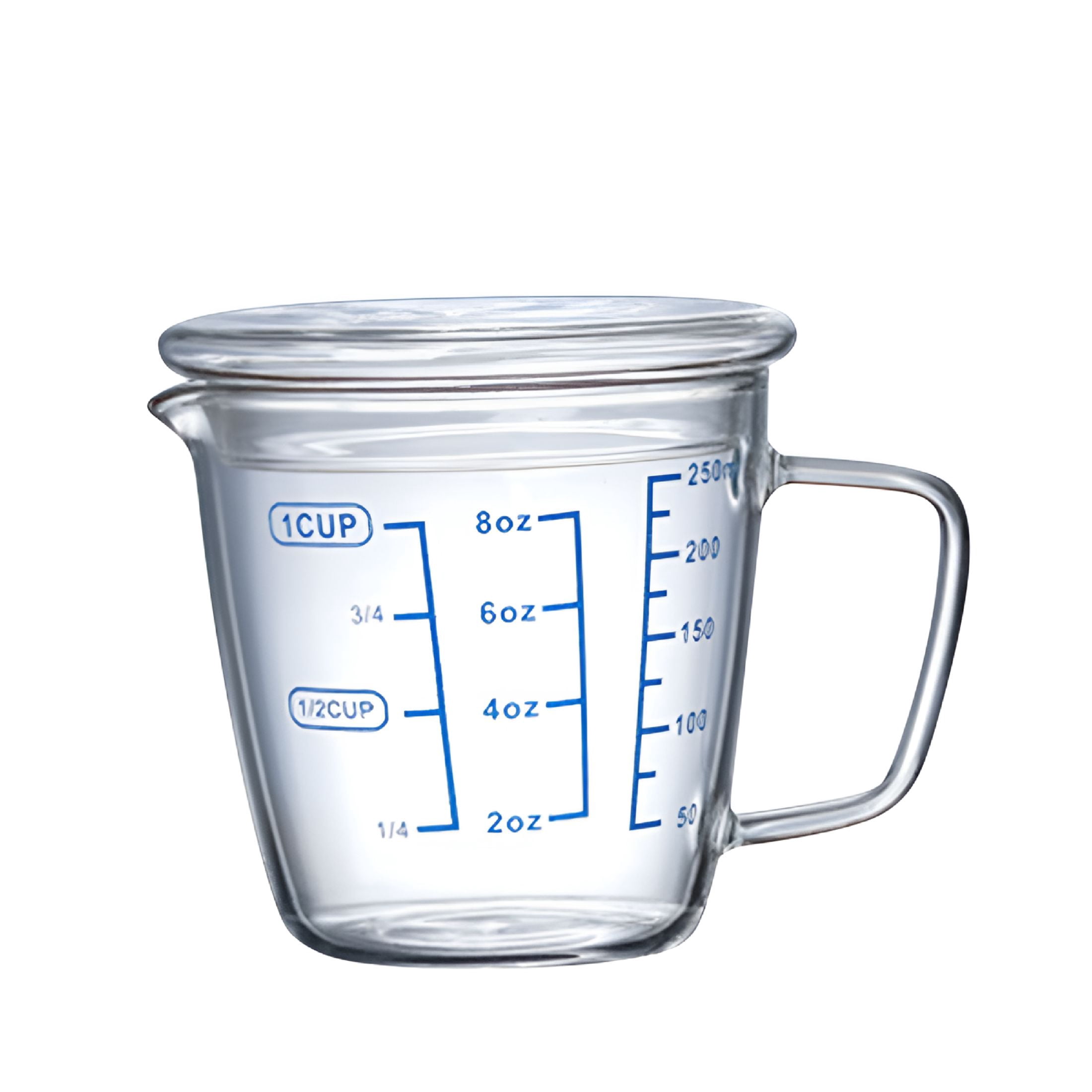 ACDANC 2026 New Glass Measuring Cup with Lid Handle,Borosilicate V ...