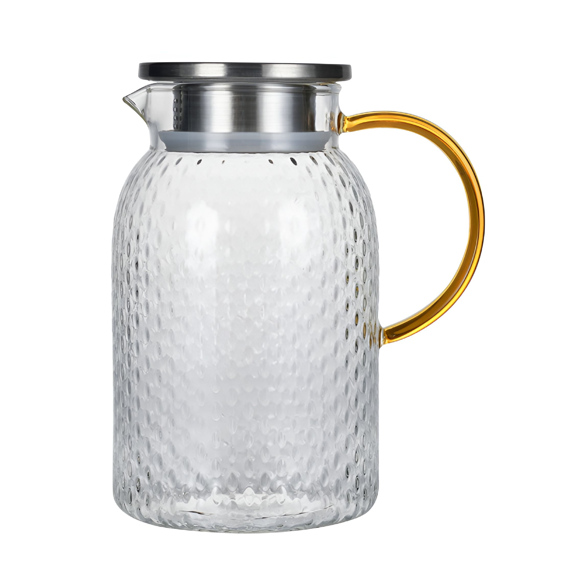 ACDANC 2026 New Glass Pitcher with Lid and Spout,High Borosilicate Heat ...