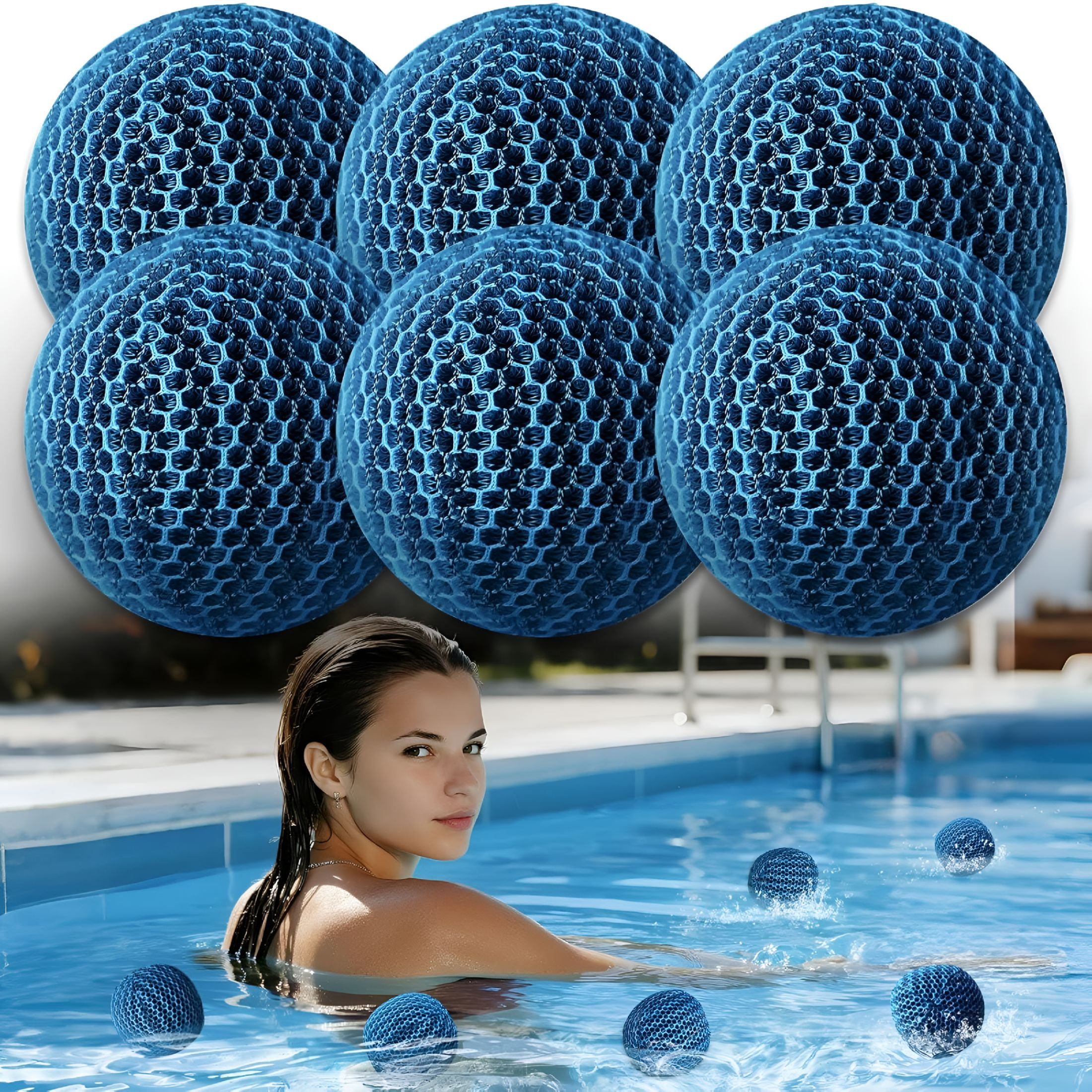ACDANC 2026 New Hot Tub Scum Absorber,6 Pack Spa & Pool Scum ...