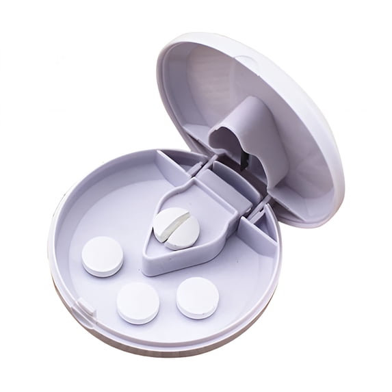 ACDANC 2026 New Medical Pill Half Quarter Splitter Storage Compartment ...