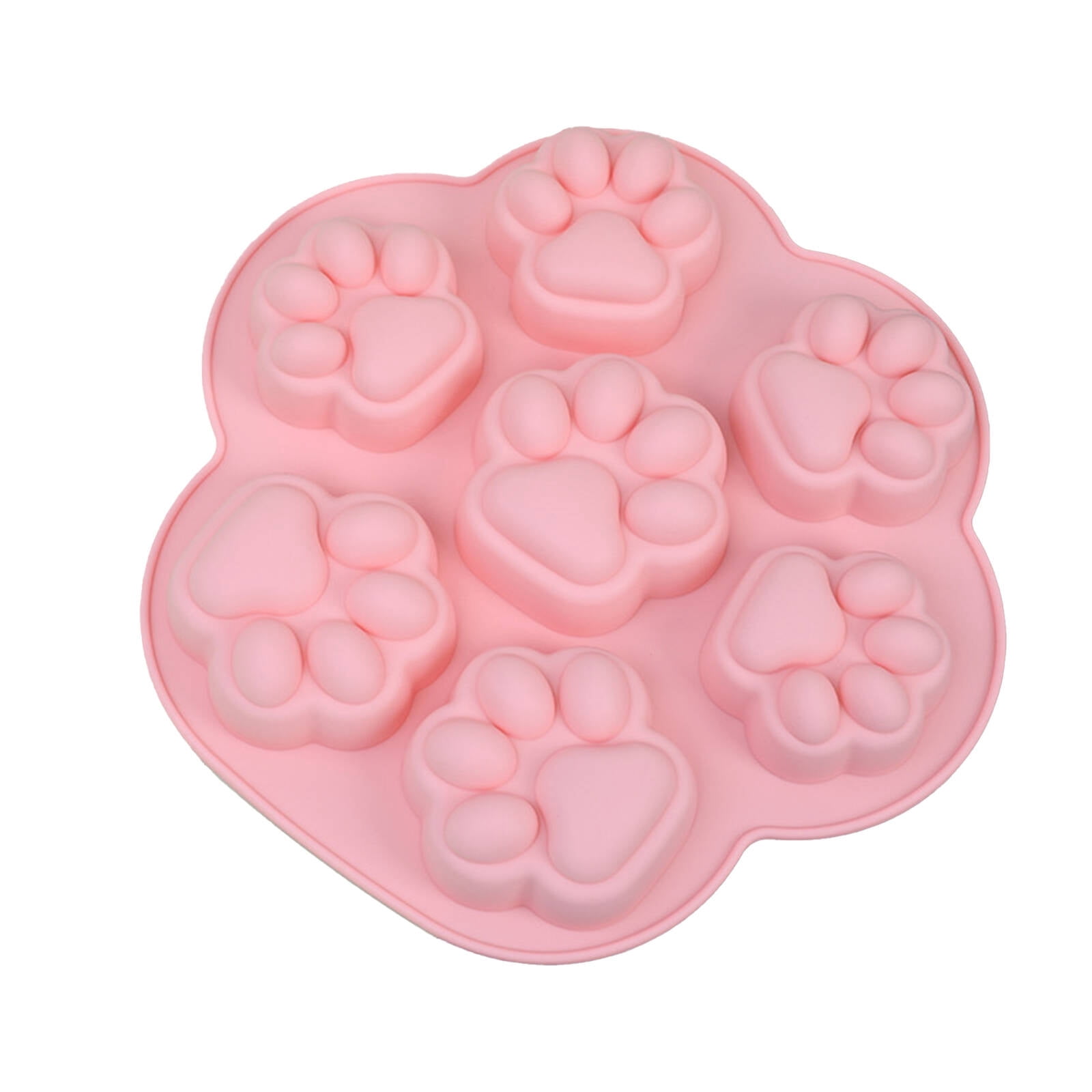 ACDANC 2026 New Muffin Pan 7 Cavity Cat Paw Design Silicone Muffin Pan ...