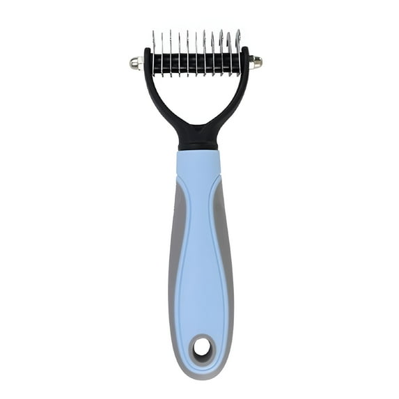 ACDANC 2026 New Pet Grooming Brush, 2 Sided Undercoat Rake for Dogs ...
