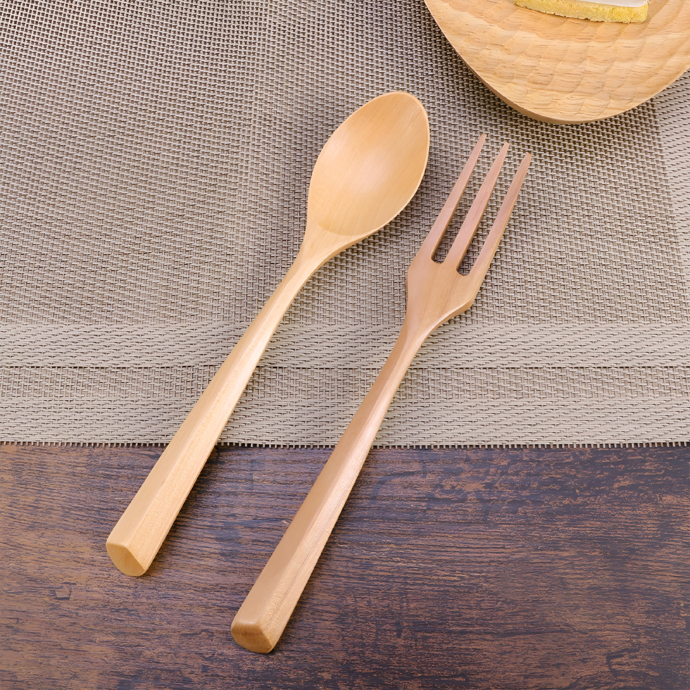 ACDANC 2026 New Plastic Fork Spoon Set for Eating Use Sturdy and ...