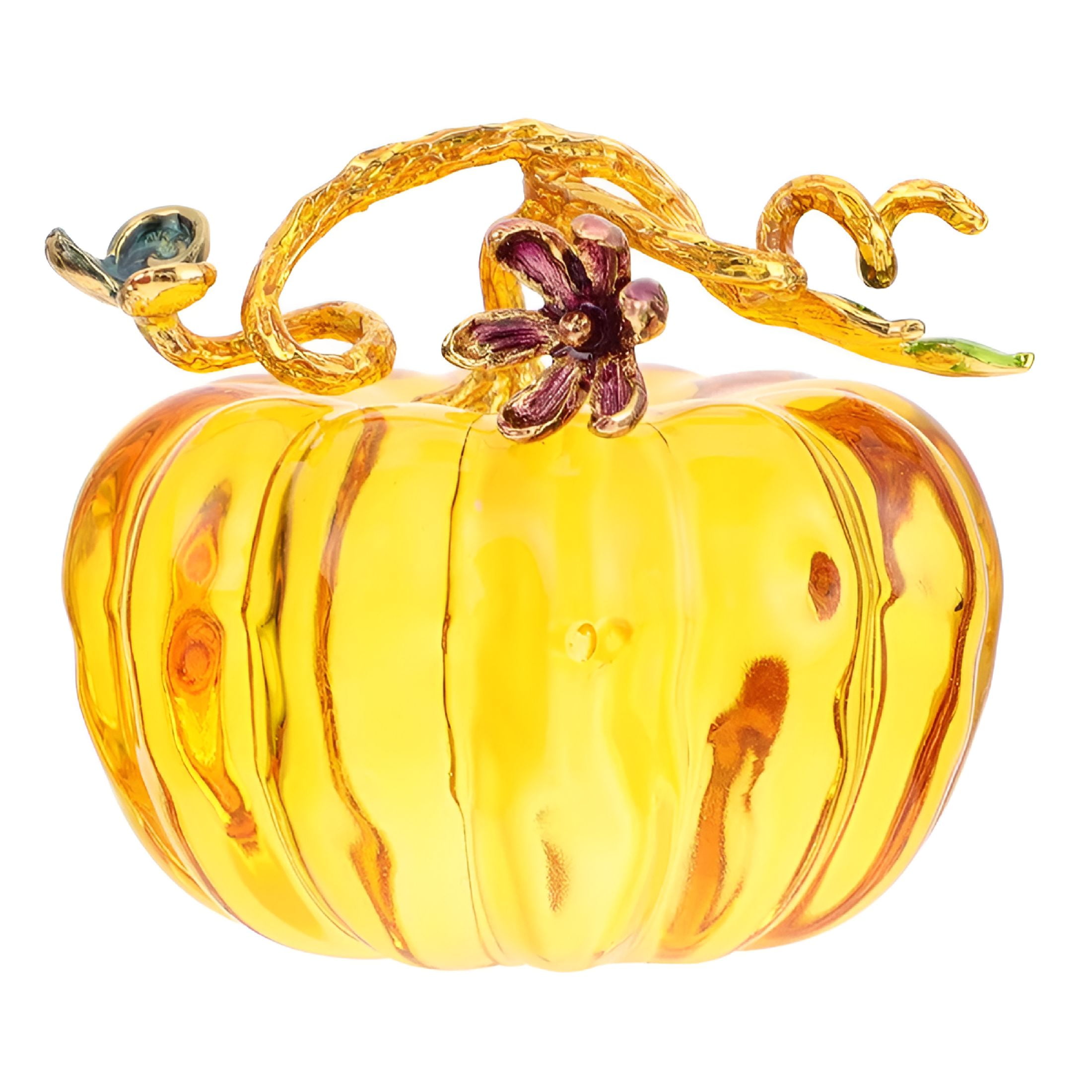 ACDANC 2026 New Pumpkin Glass Pumpkins Crystal Decor Figurines Table ...
