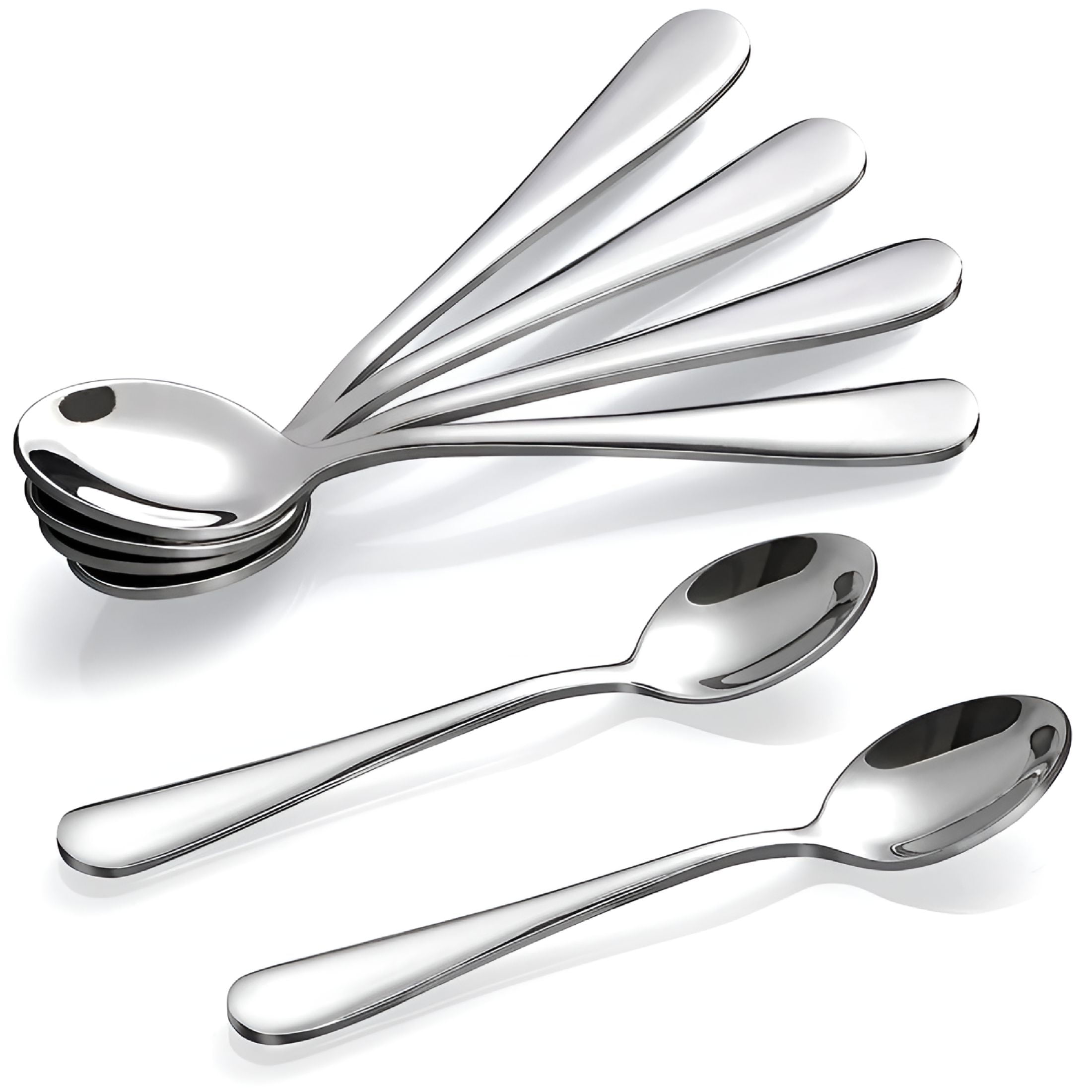 ACDANC 2026 New Stainless Steel Spoons - 6 Pack Silverware Spoons, 14*3 ...