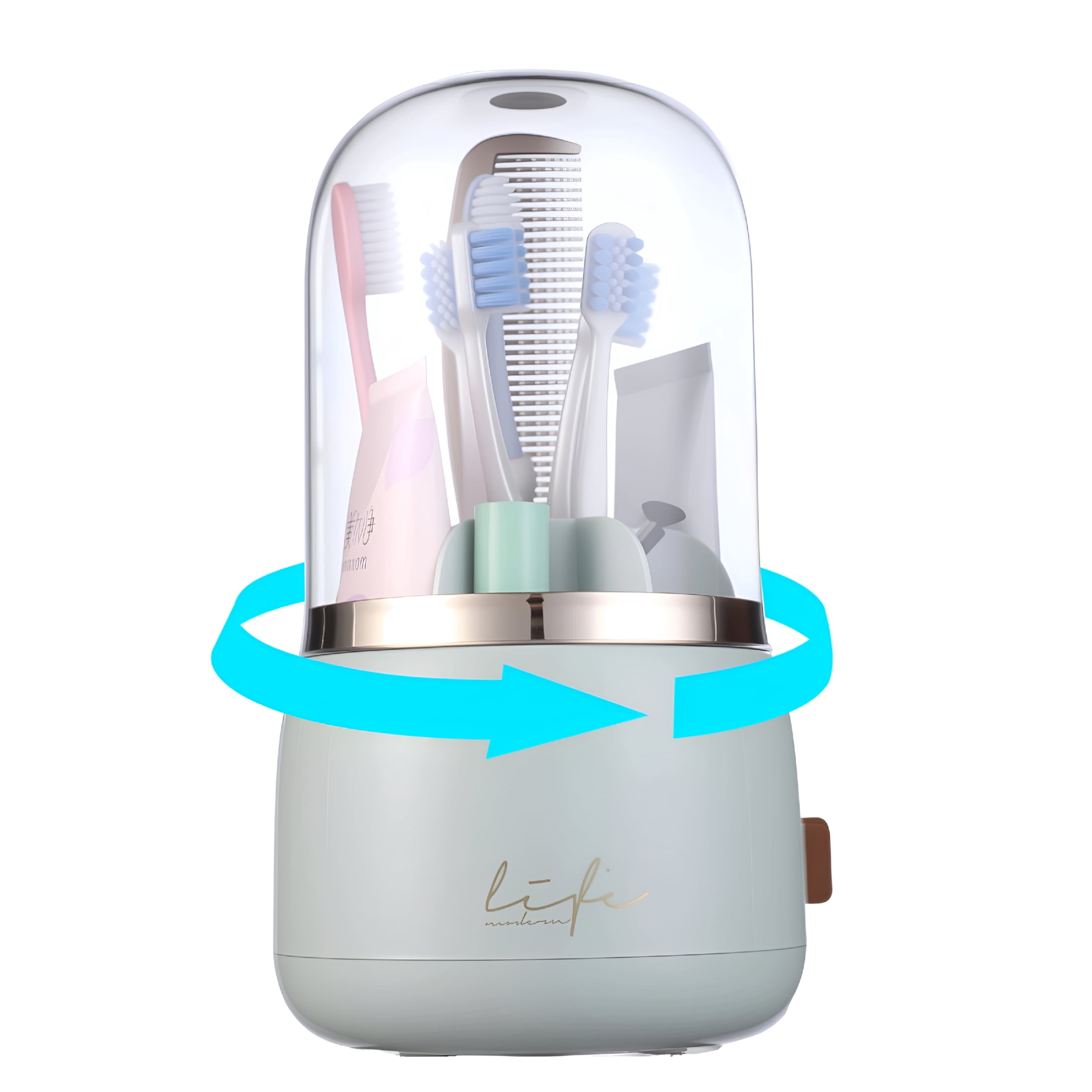 ACDANC 2026 New Toothbrush Holders for Bathrooms,Rotating 7 Slots with ...