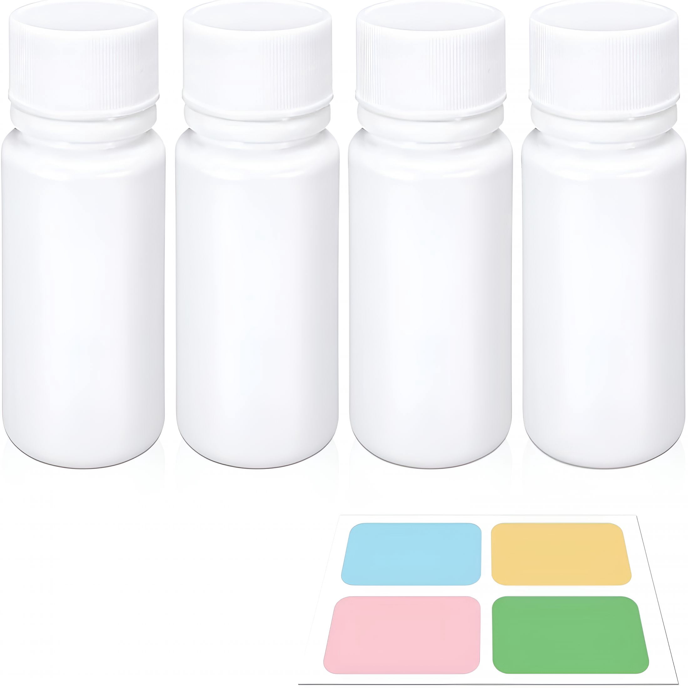 ACDANC 2026 New White Pill Bottle,Empty Medicine Bottles with Screw ...