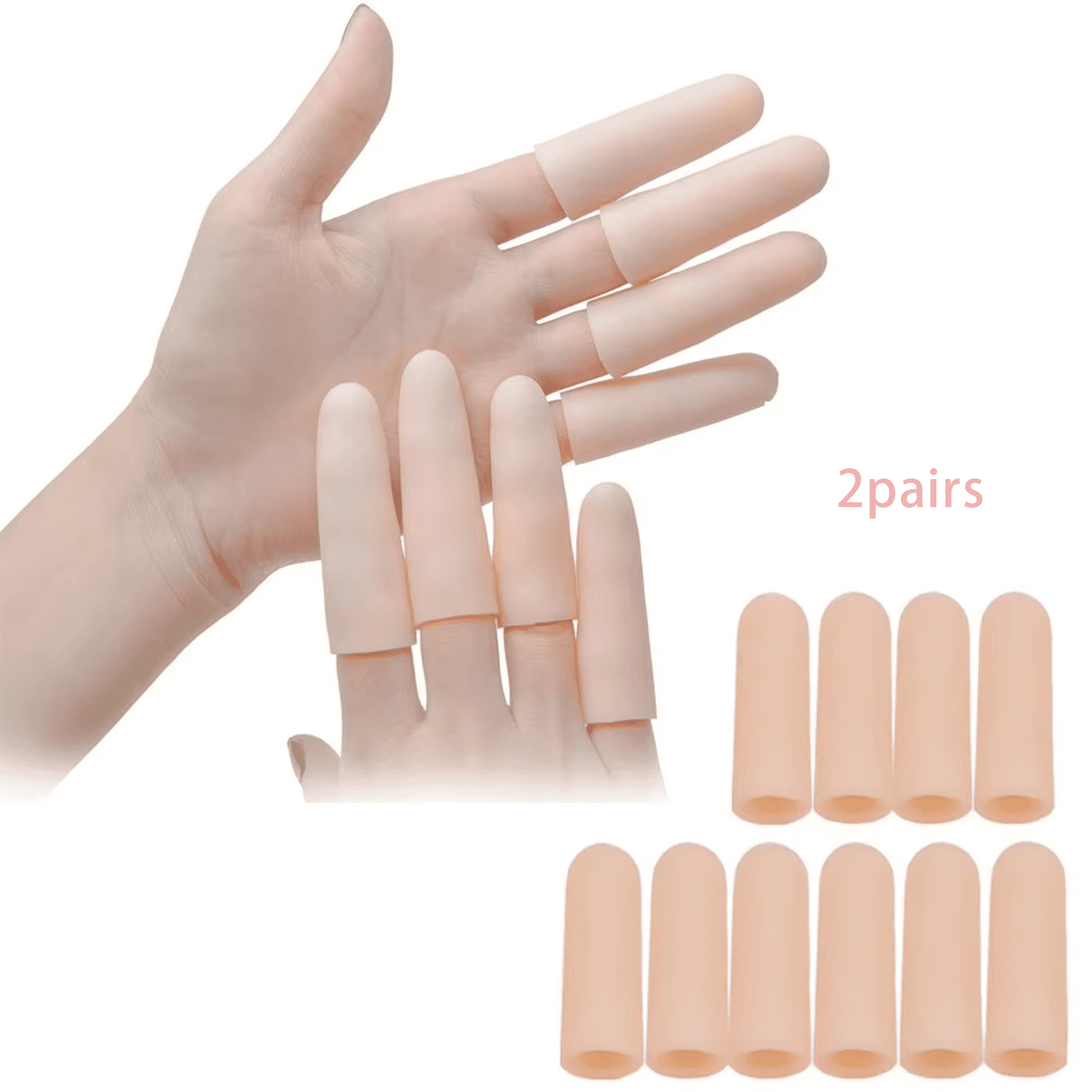 ACDANC 20Pcs Elastic Finger Gloves,Anti-Slip and Waterproof Finger ...