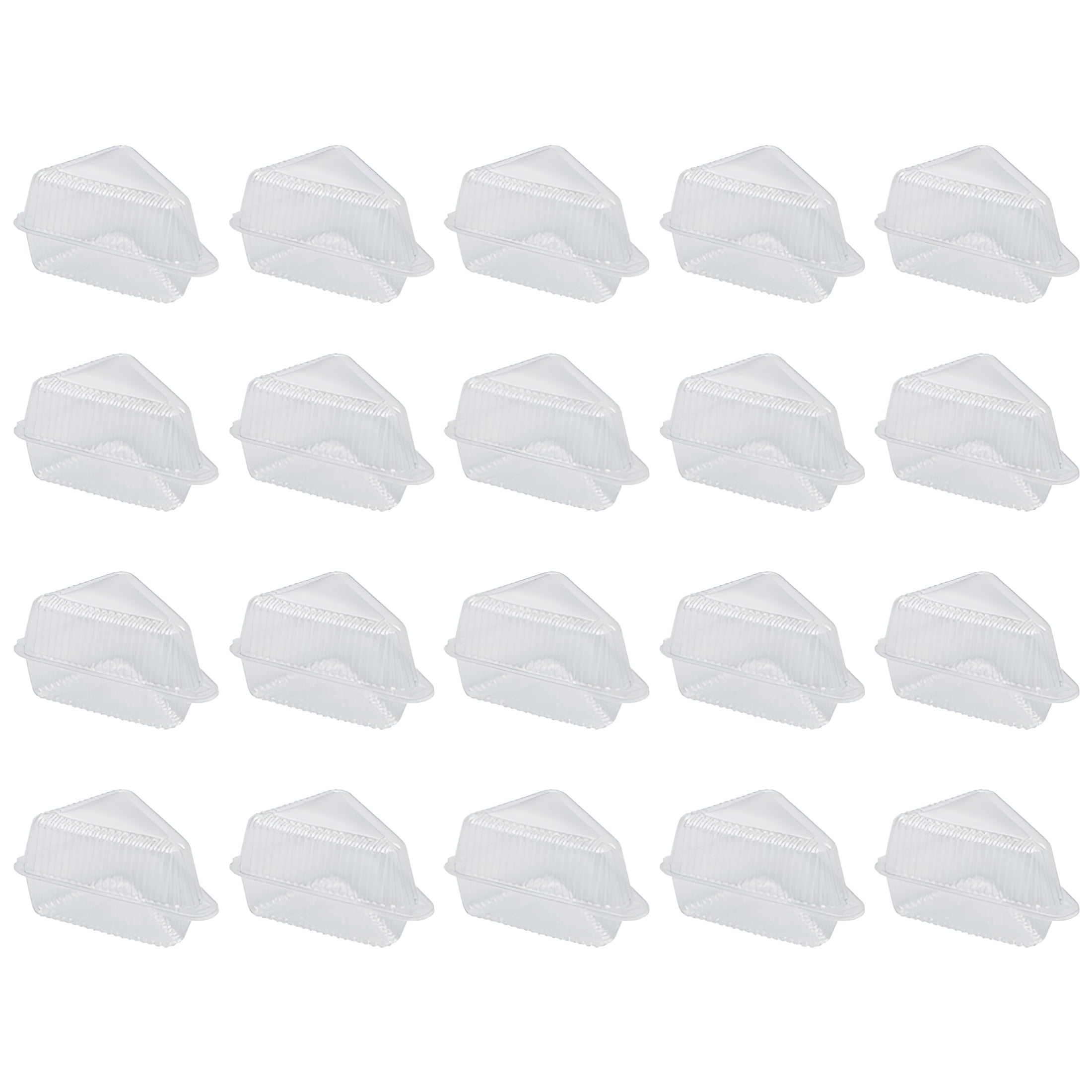 ACDANC 25 Clear Triangular Pie Containers Disposable Plastic Cups for Cake Slices - Walmart.com