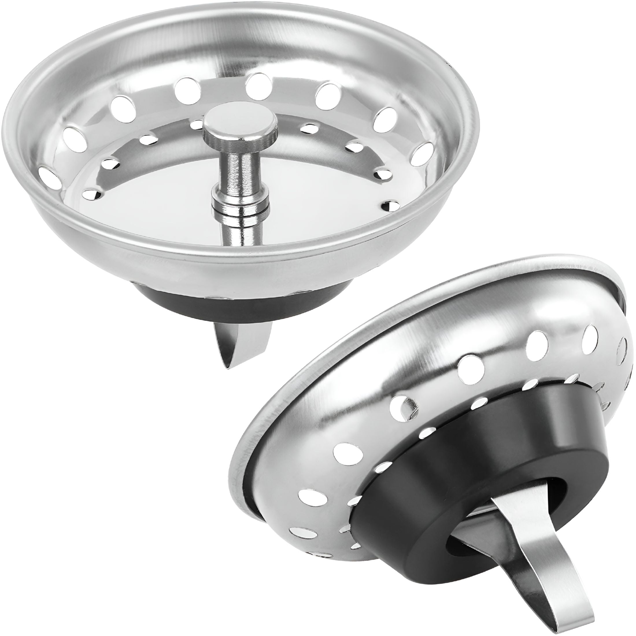 ACDANC 2PCS Kitchen Sink Strainer Stopper 2 in 1,Spring Clip Plunger ...