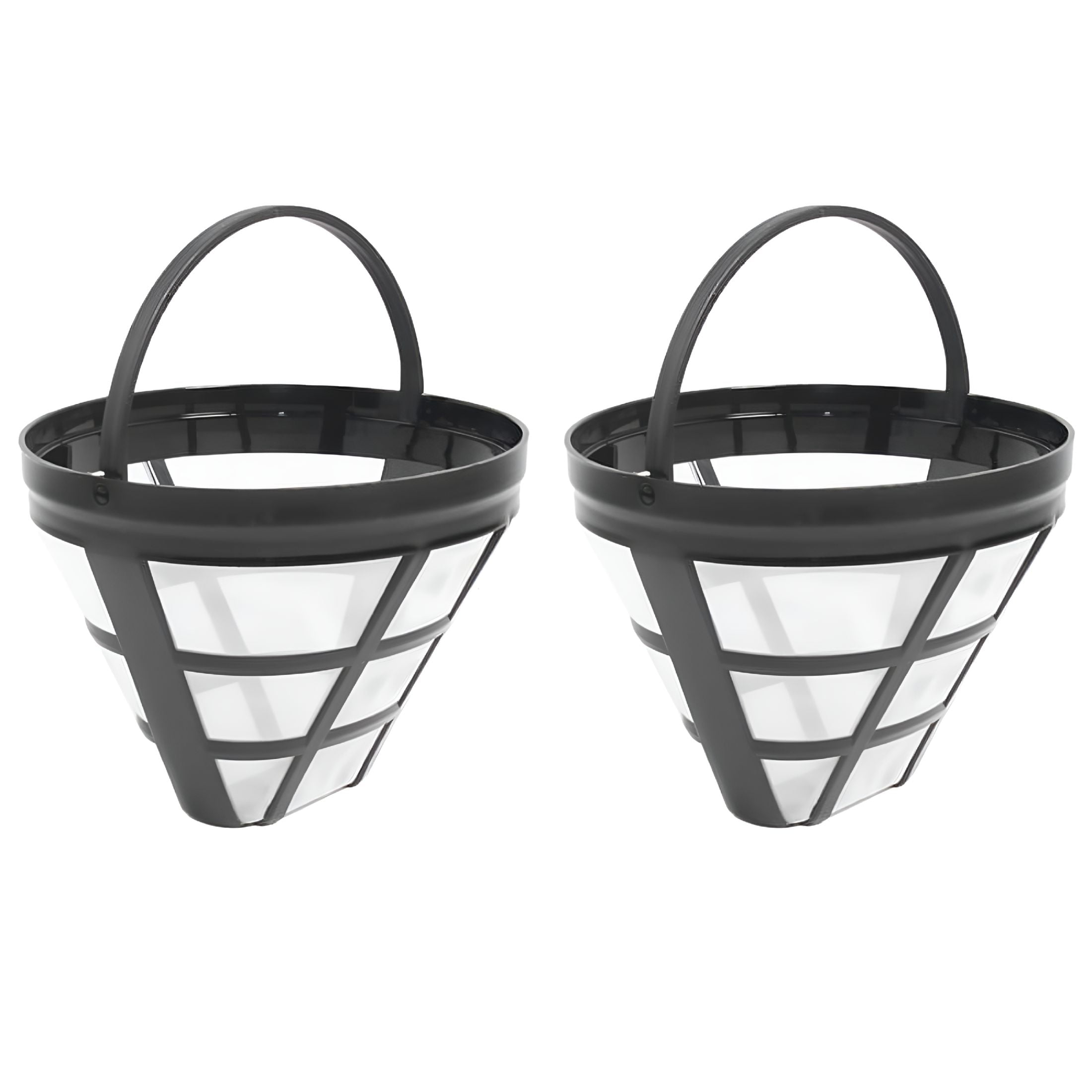 ACDANC 2Pack No.4 Reusable Coffee Maker Basket Filter,Fit 8-12 Cup ...