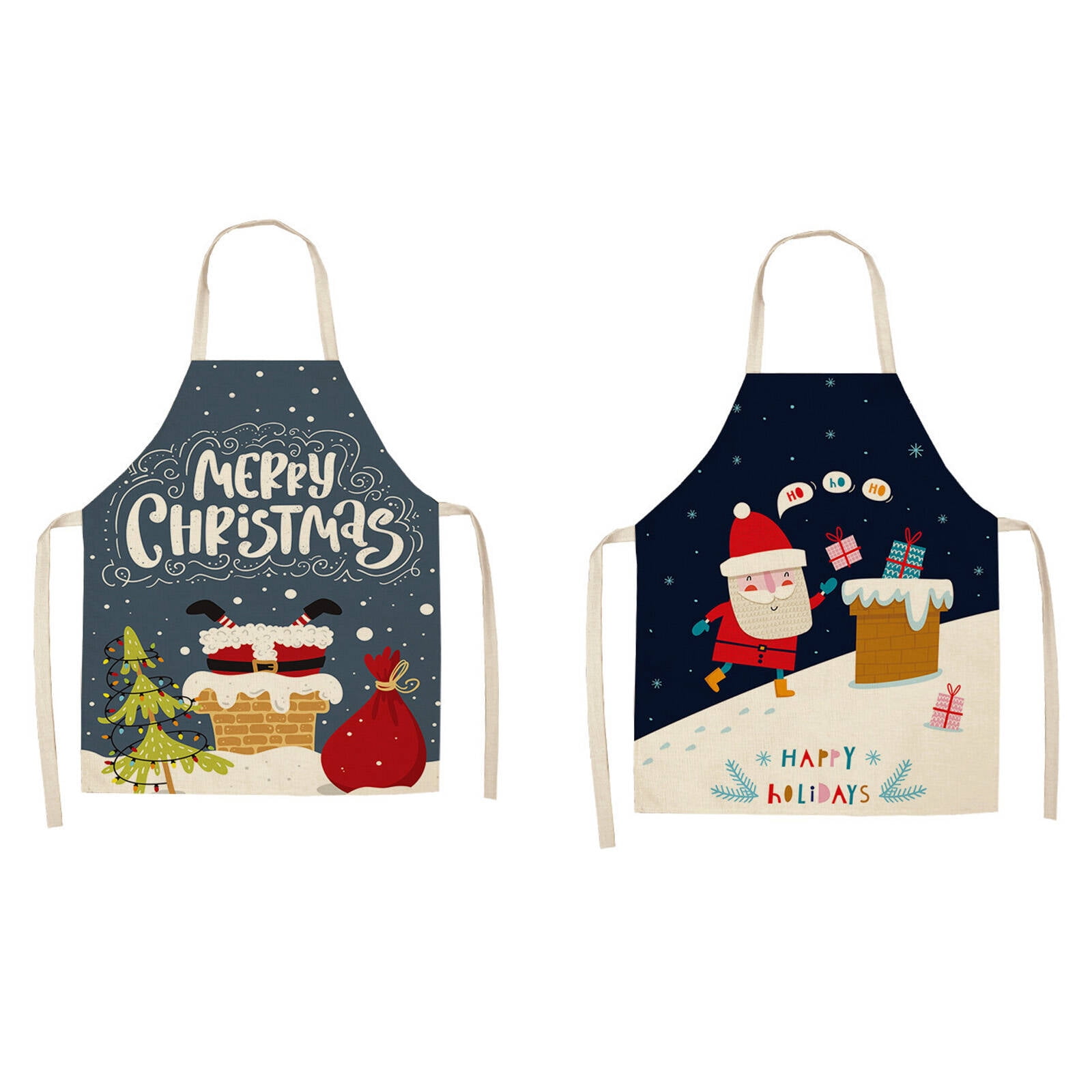 ACDANC 2Pcs Apron,Bold Prints Aprons,Adjustable Comfort Everyday ...