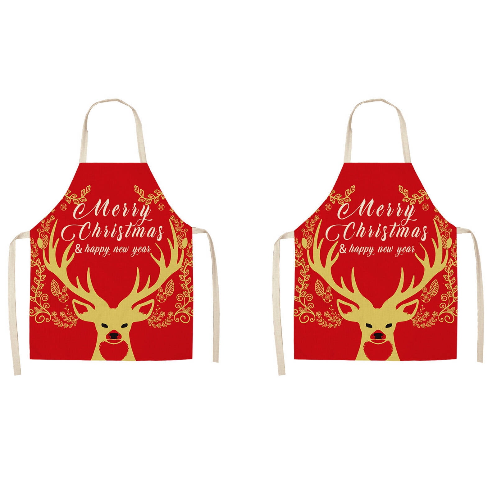 ACDANC 2Pcs Apron,Comfortable Wear Aprons,Simple to Clean Holiday Style ...