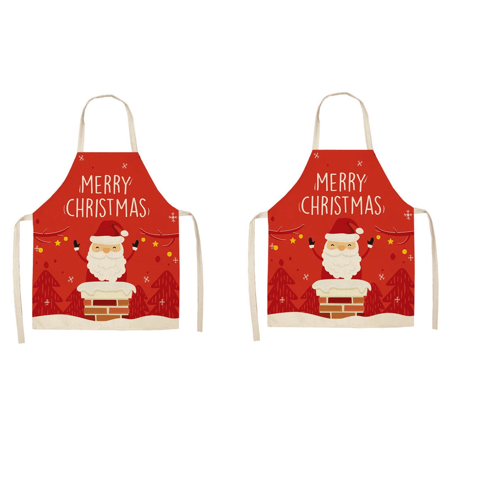 ACDANC 2Pcs Apron,Festive Flair Aprons for Women with Pockets,Non-Slip ...