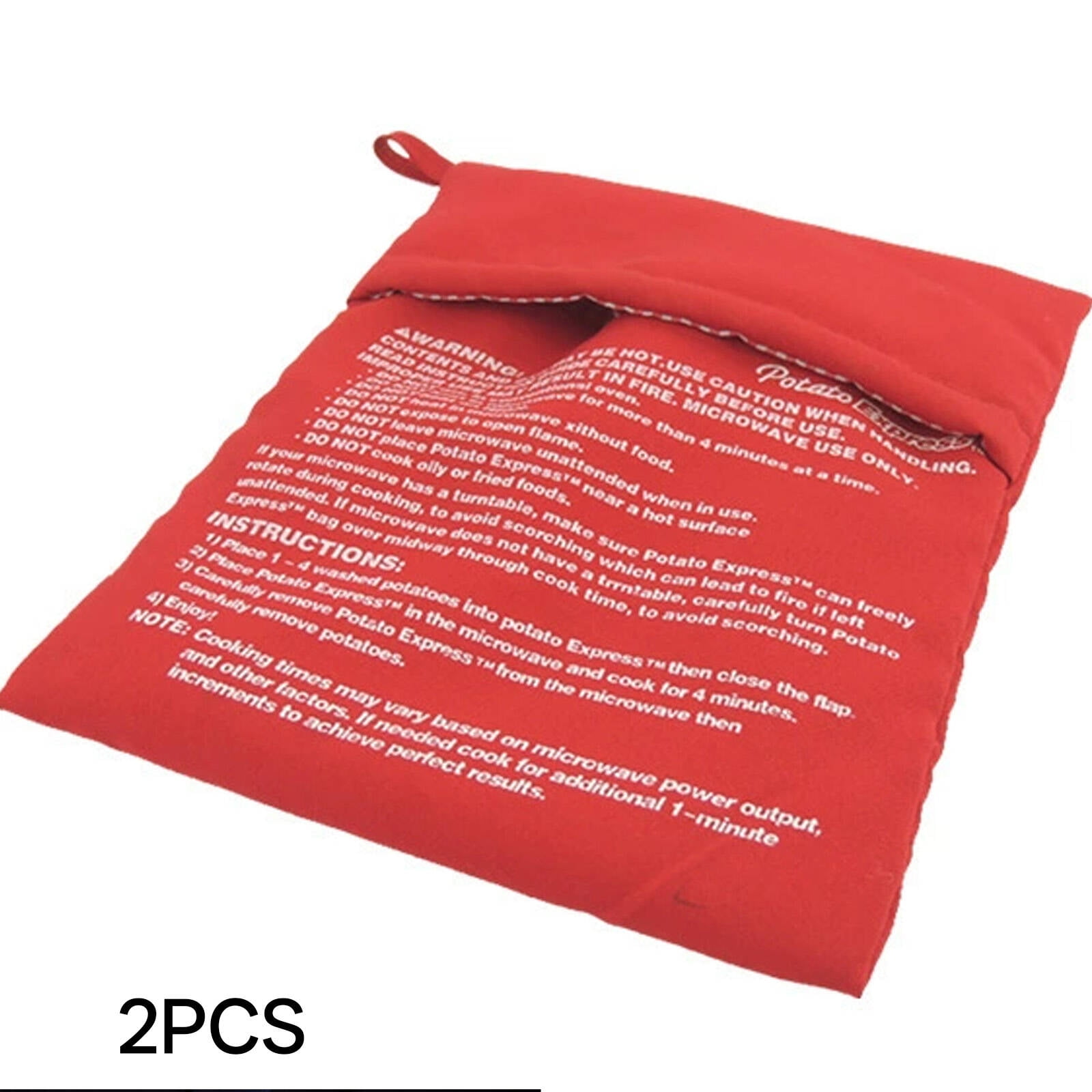 ACDANC 2Pcs Baked Potatoes Dedicated Microwave Bag Meal Prep Containers ...