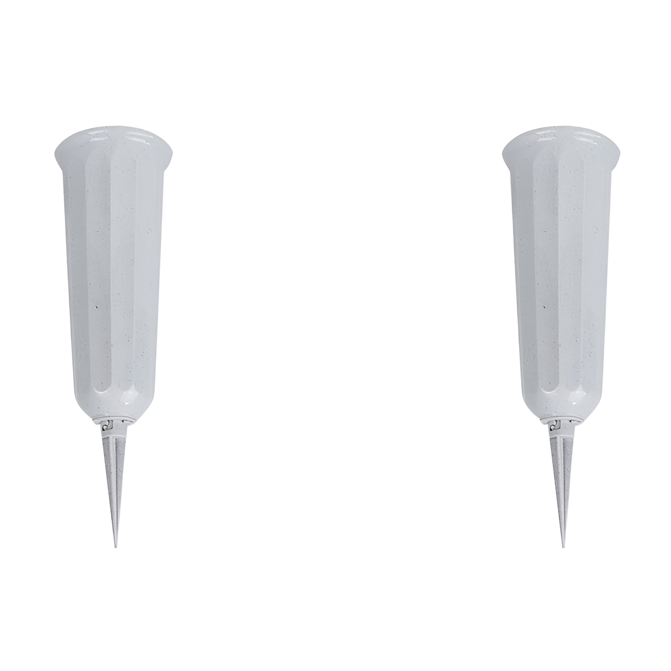 ACDANC 2Pcs Cemetery Vases with Spikes,Memorial Floral Vases with Foam ...