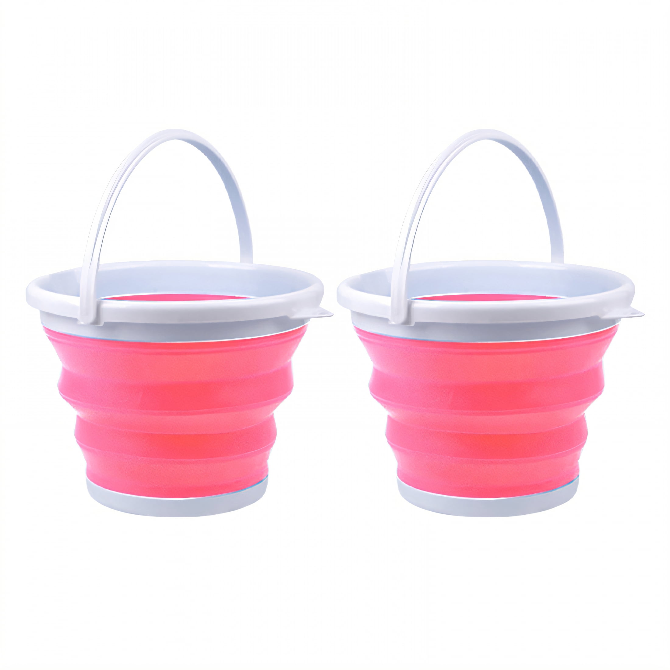 ACDANC 2Pcs Collapsible Bucket,Fire-Resistant Mop Bucket,Easy ...