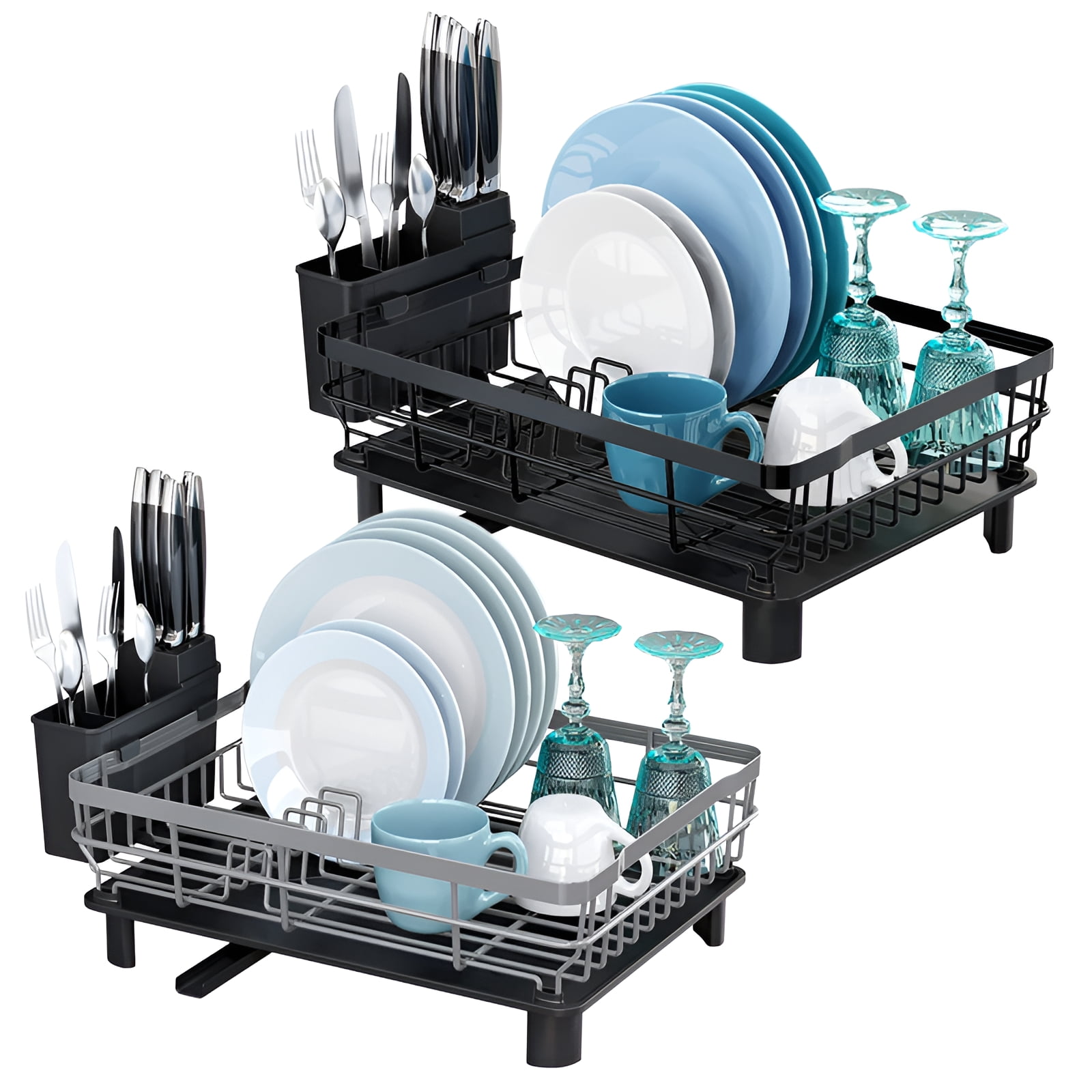 ACDANC 2Pcs Dish Drainers for Kitchen Counter,Compatible with Needs ...