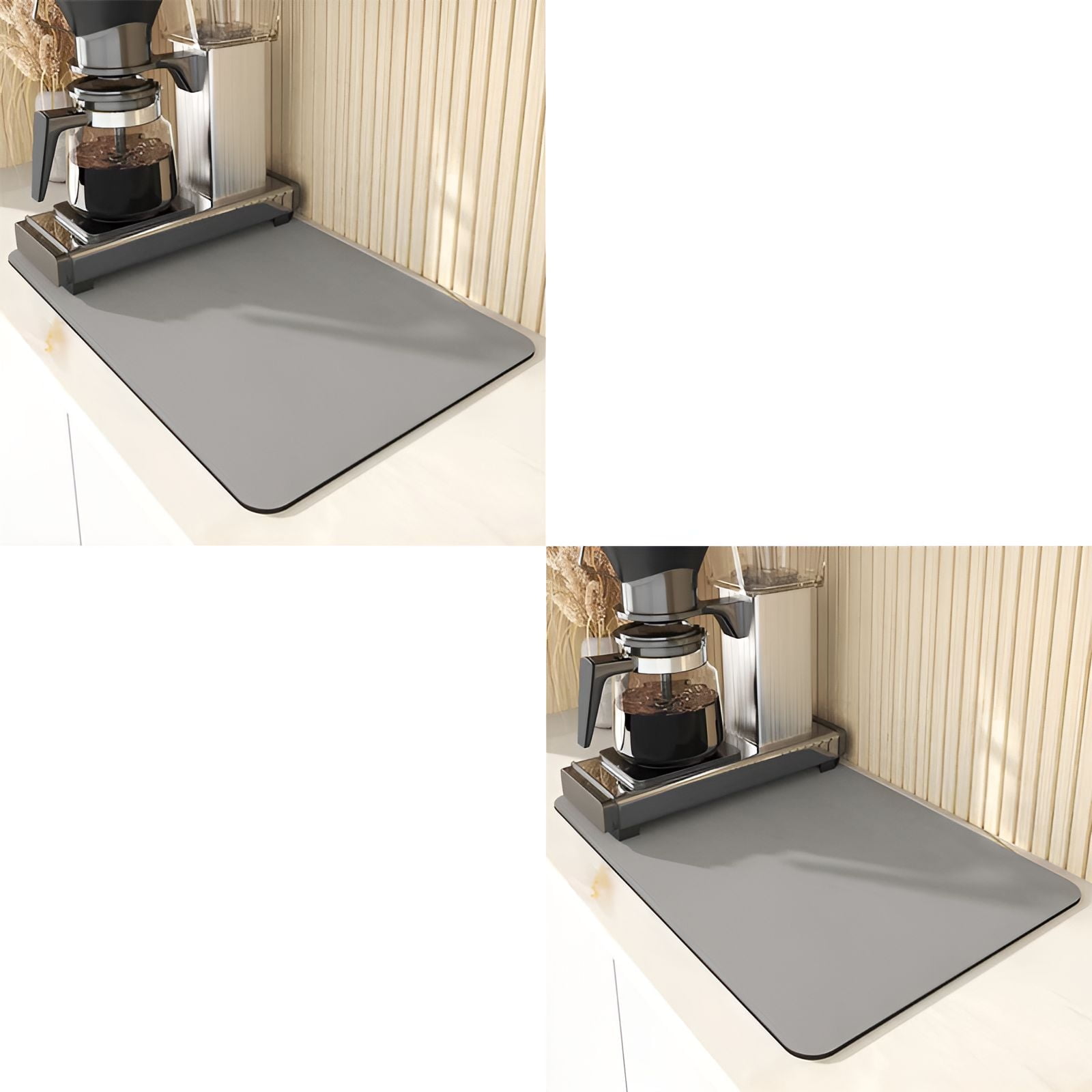 ACDANC 2Pcs Dish Drying Mat,Quick-Dry Coaster Drying Matt Kitchen ...