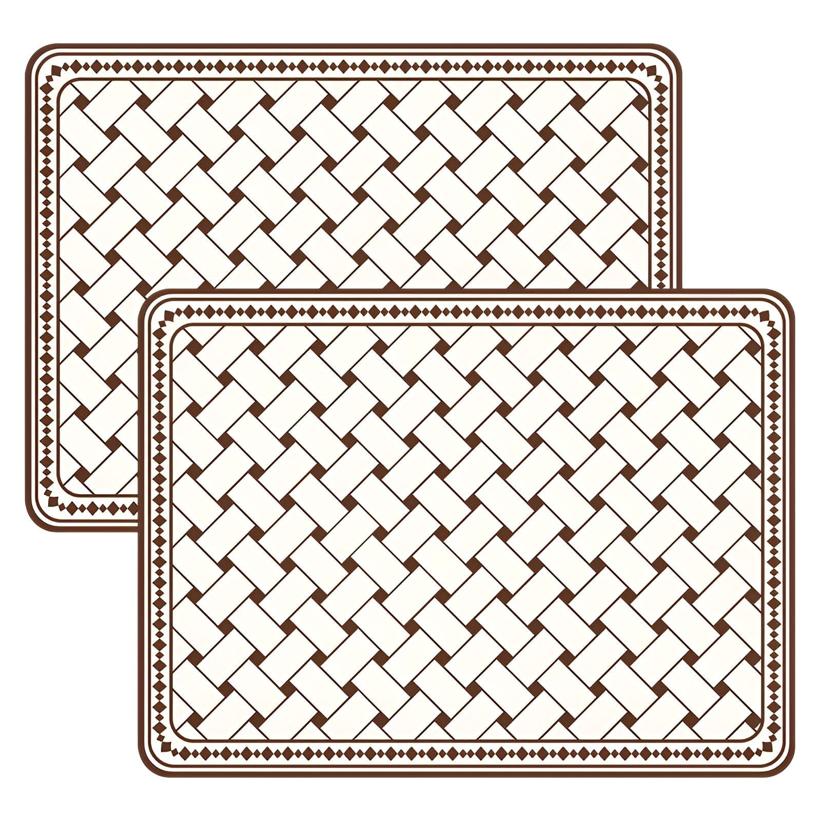 ACDANC 2Pcs Dish Drying Mat,Strong Stain Defense Drying Matt Kitchen ...